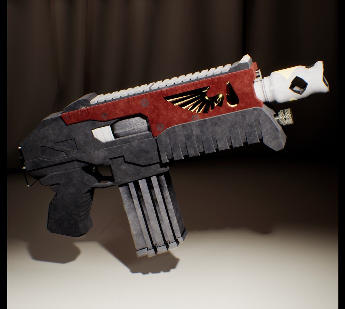 ArtStation - Warhammer 40k Bolter - Blood Angels Ver.