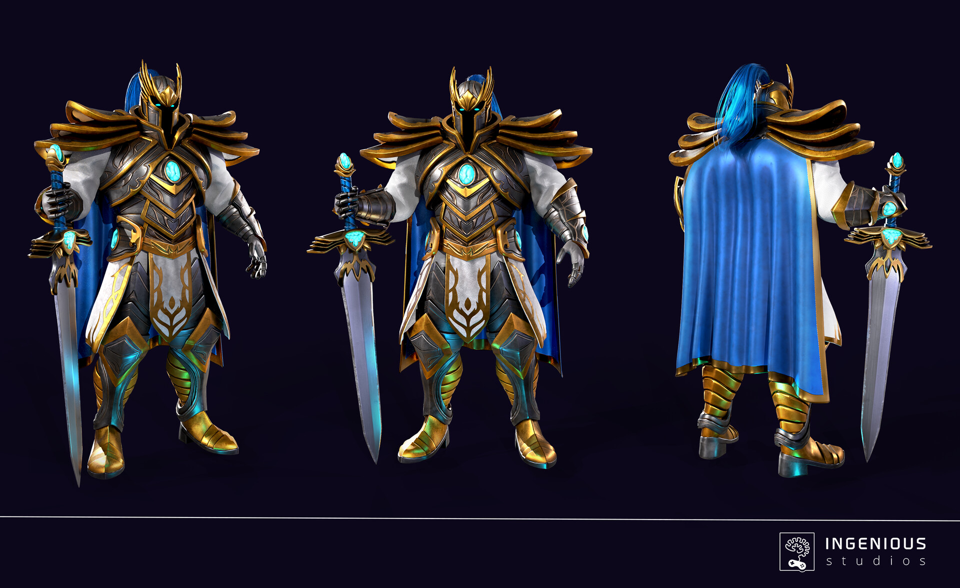 Dusan Andjelkovic - Temple Guardian Knight 3D Model