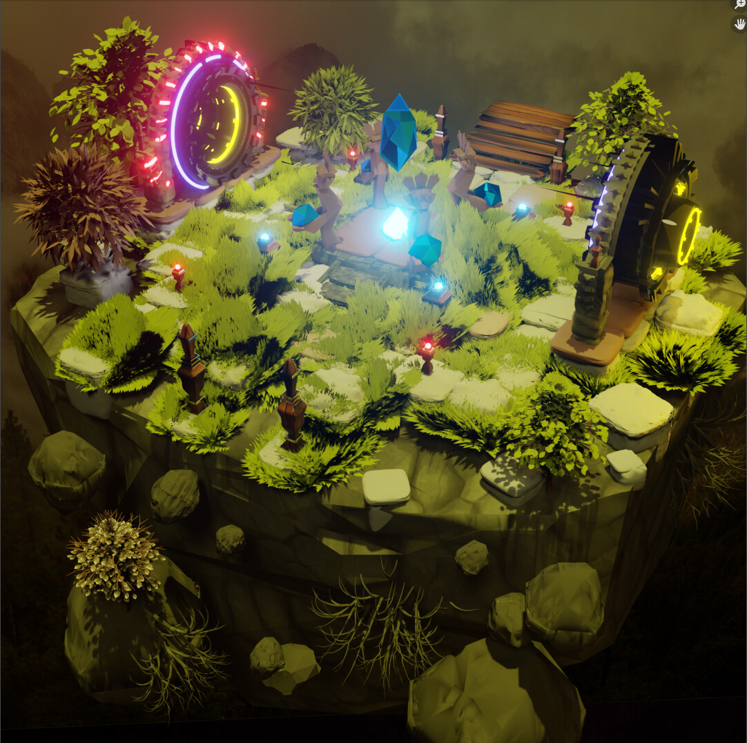 ArtStation - 3D scene, Blender