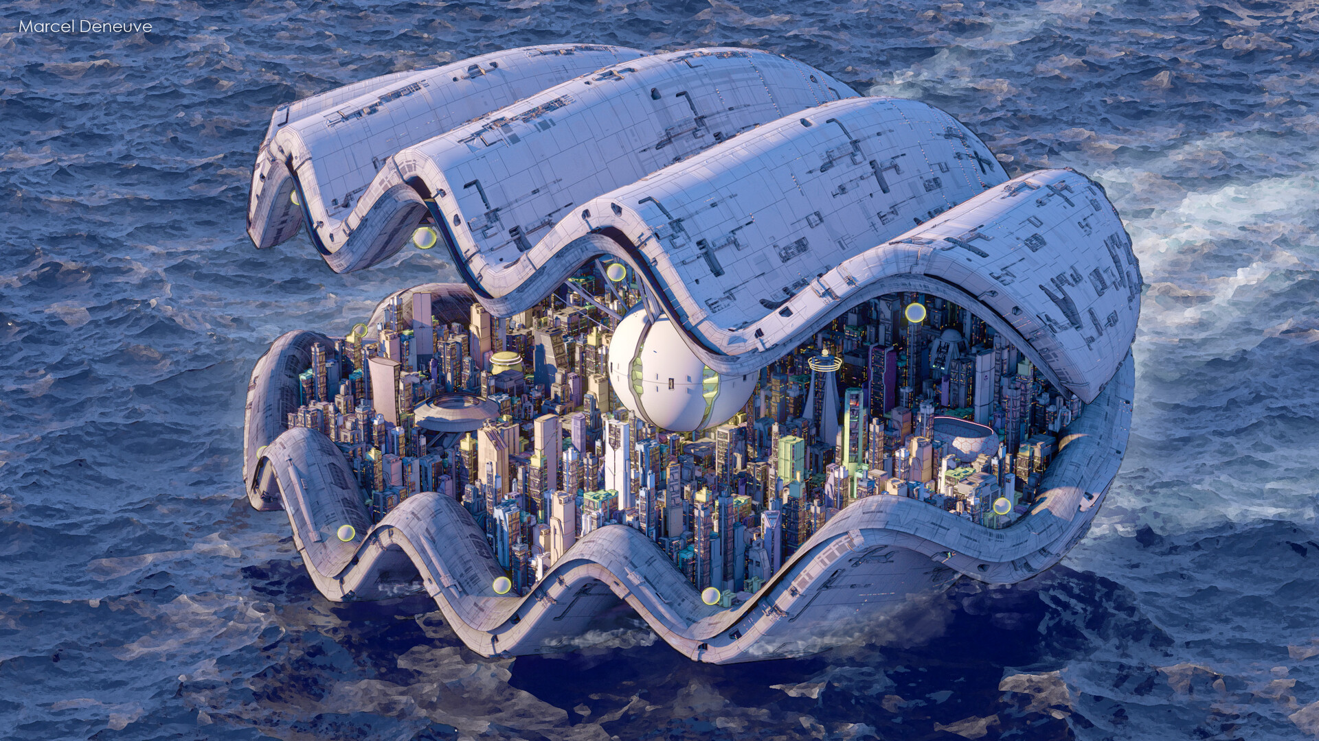 [/r/SuperStructures] Galatea by Marcel Deneuve : r/ImaginaryBestOf