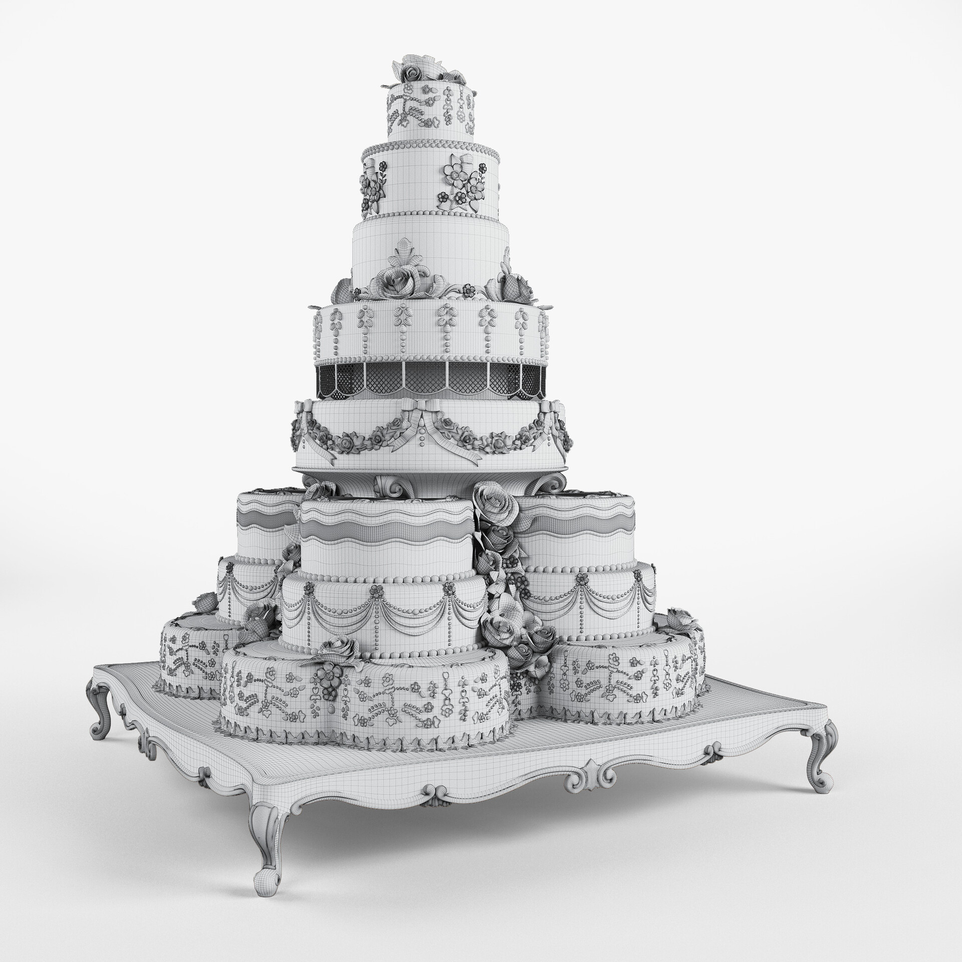 3D-concept - The Wedding Cake