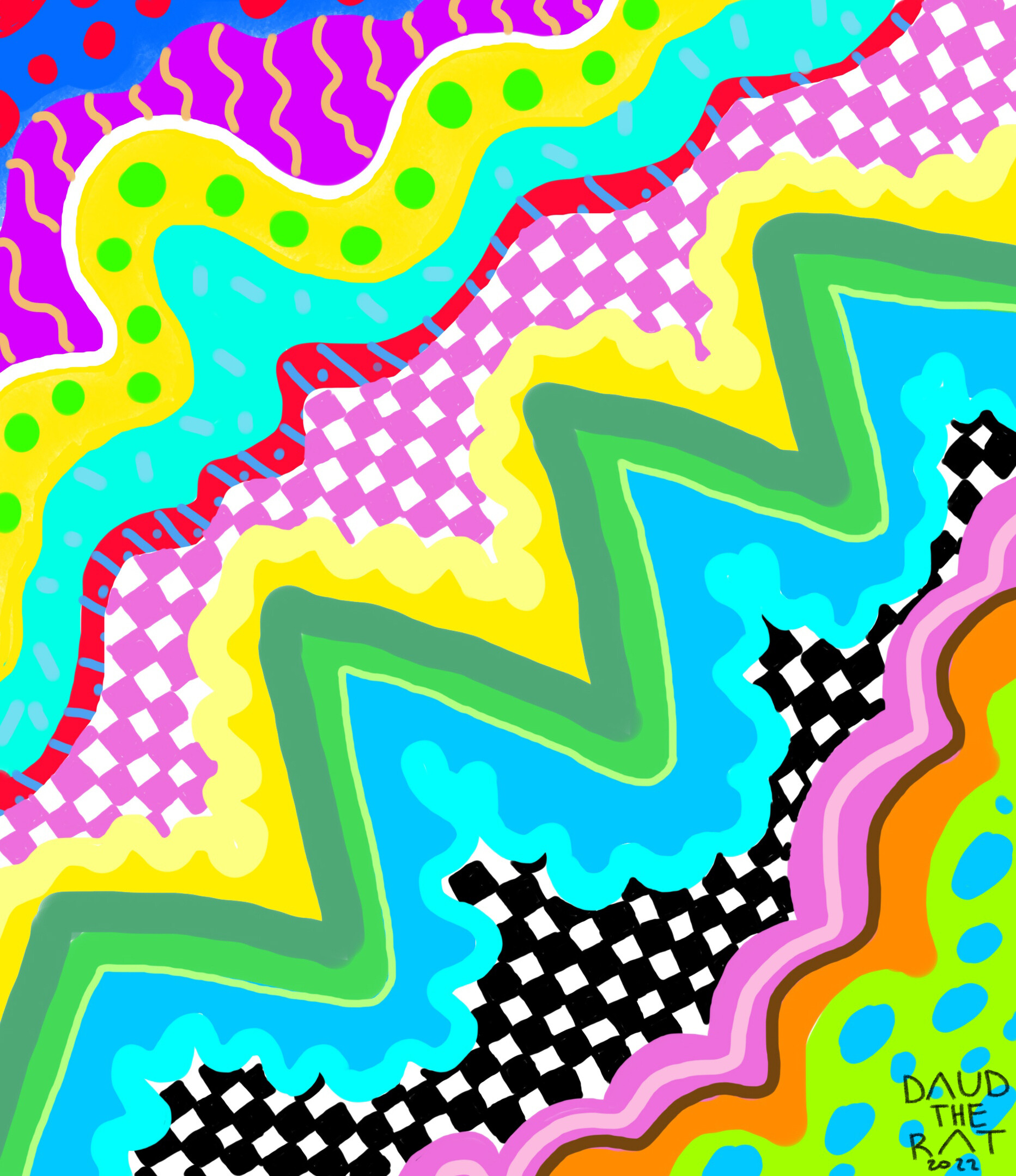 ArtStation - My first trip psilocybin patterns