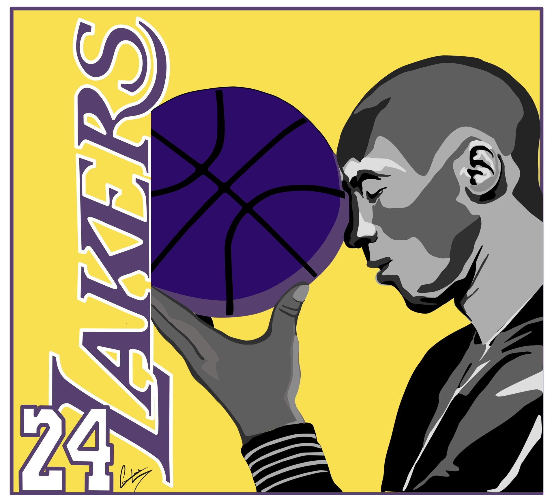 ArtStation - Kobe tribute vector