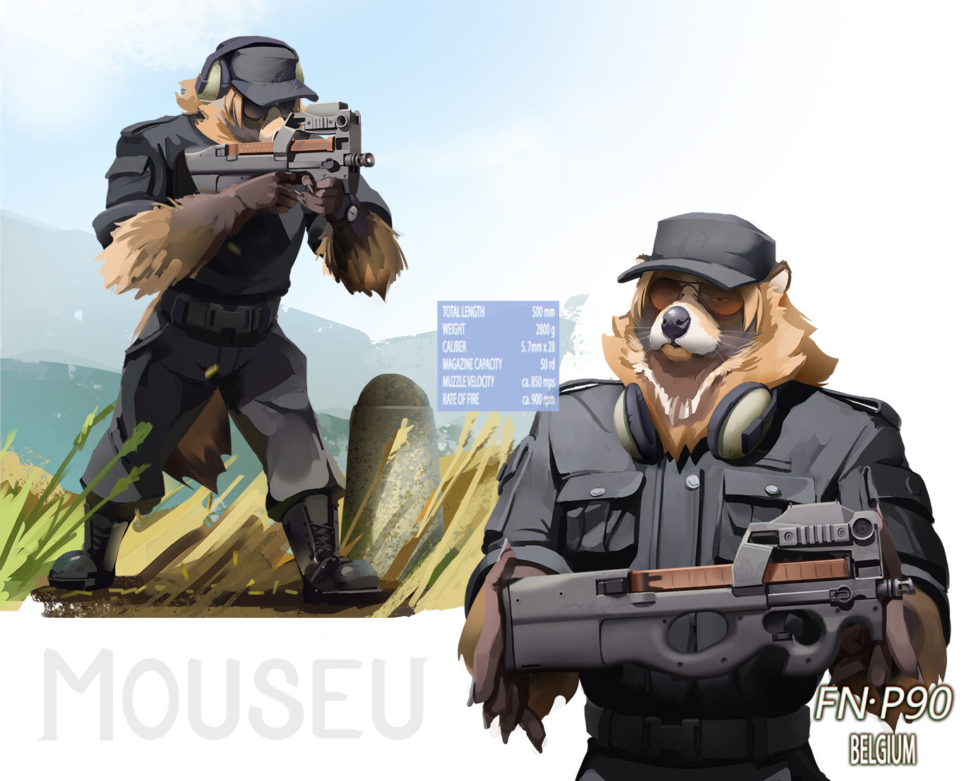 ArtStation - Shooting Range Tanuki