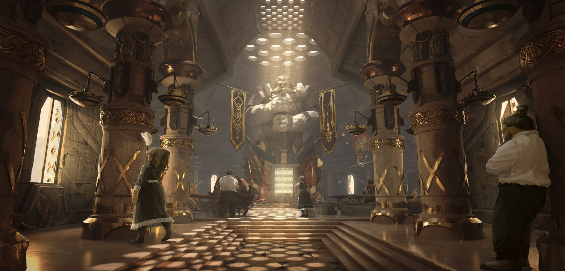 ArtStation - Dwarven Hall of Fame