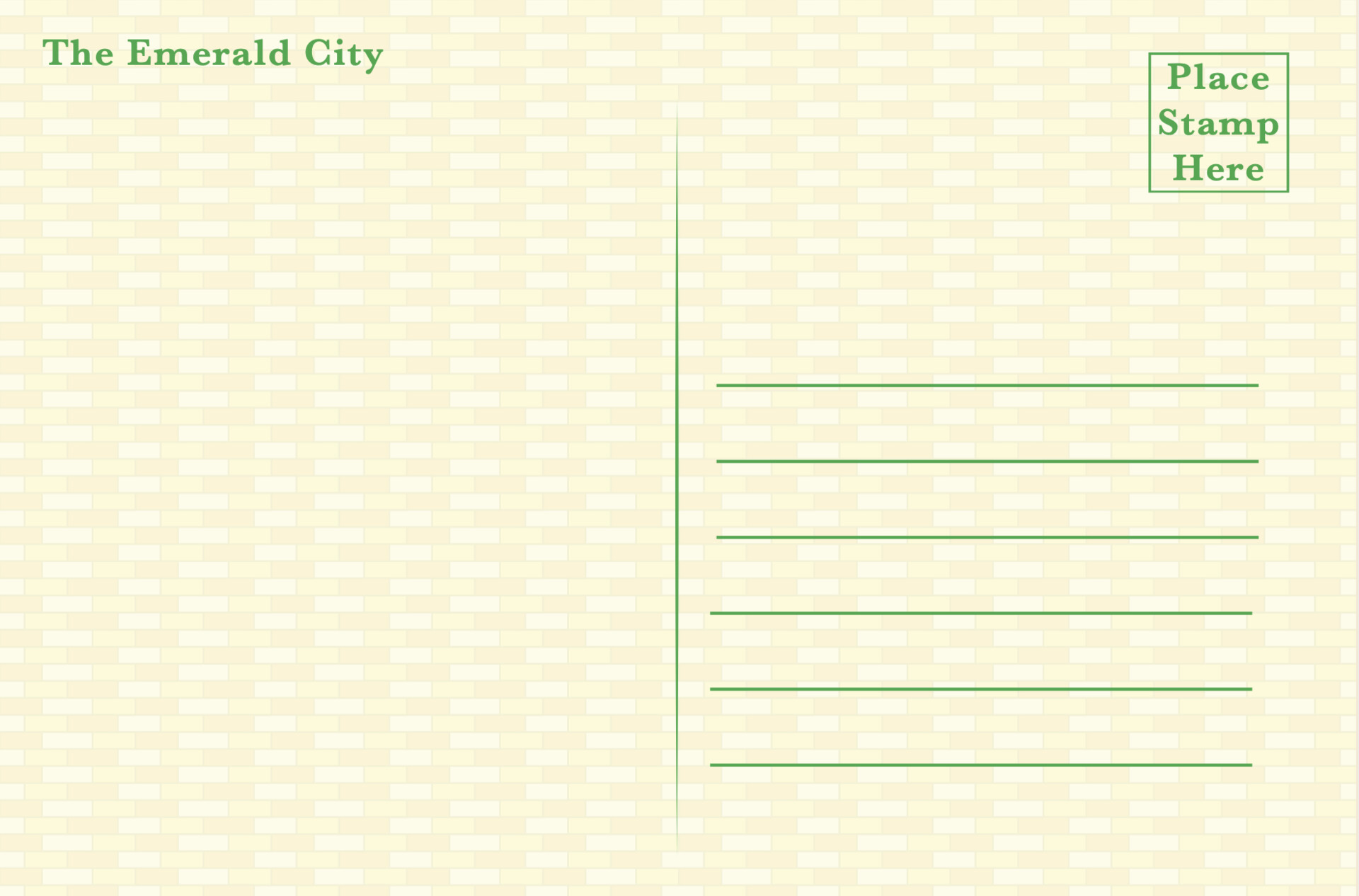 Cielito Melendez - The Wizard Of Oz Postcard