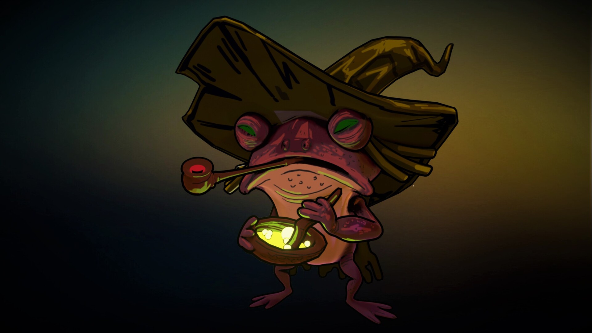ArtStation - Frog Witch 3D Hand Painted animation