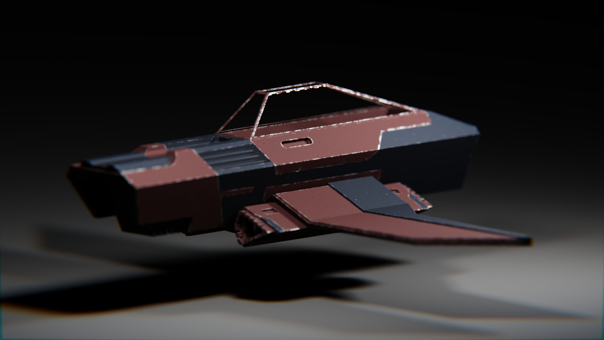 ArtStation - Low Poly Spacecraft