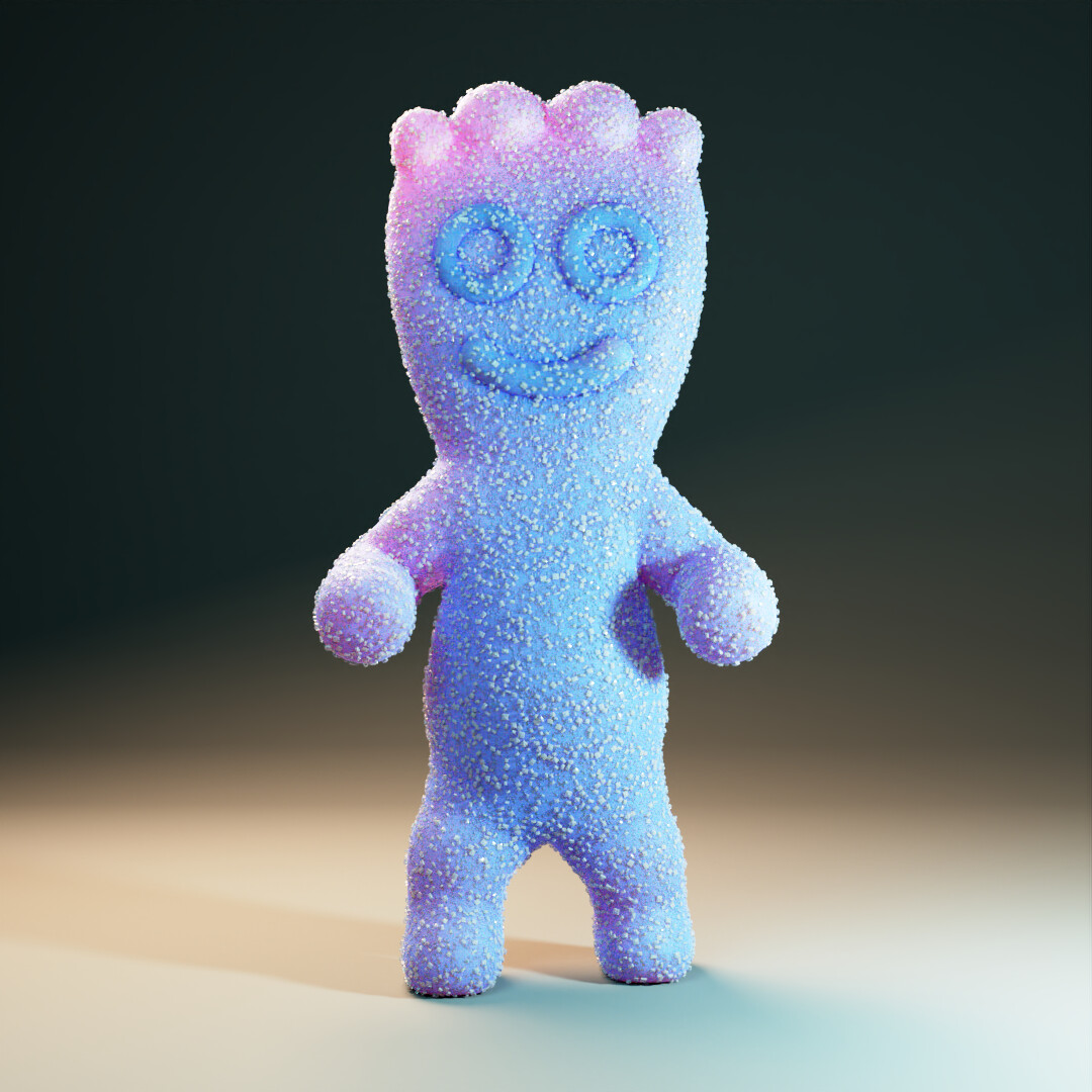 Sour Patch Kids Characters TRIDENT Vibes Sour Patch Blue Raspberry