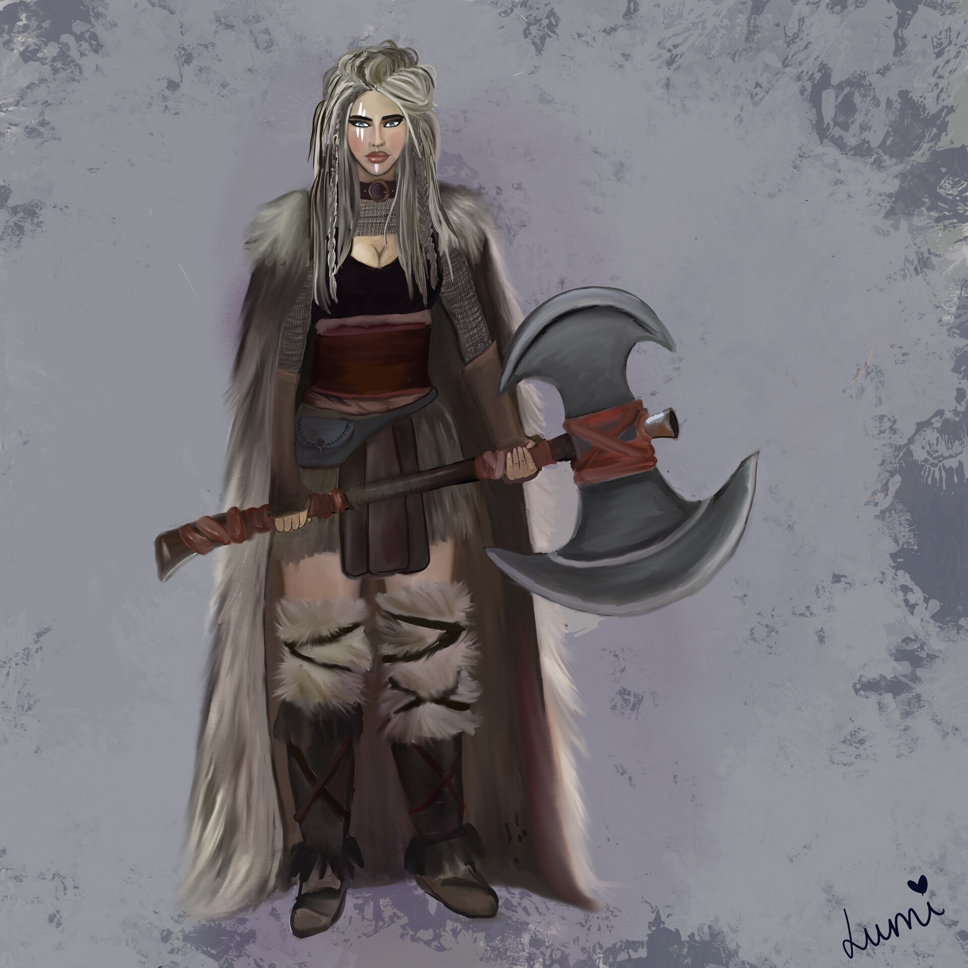 ArtStation - Small Woman, Big Axe