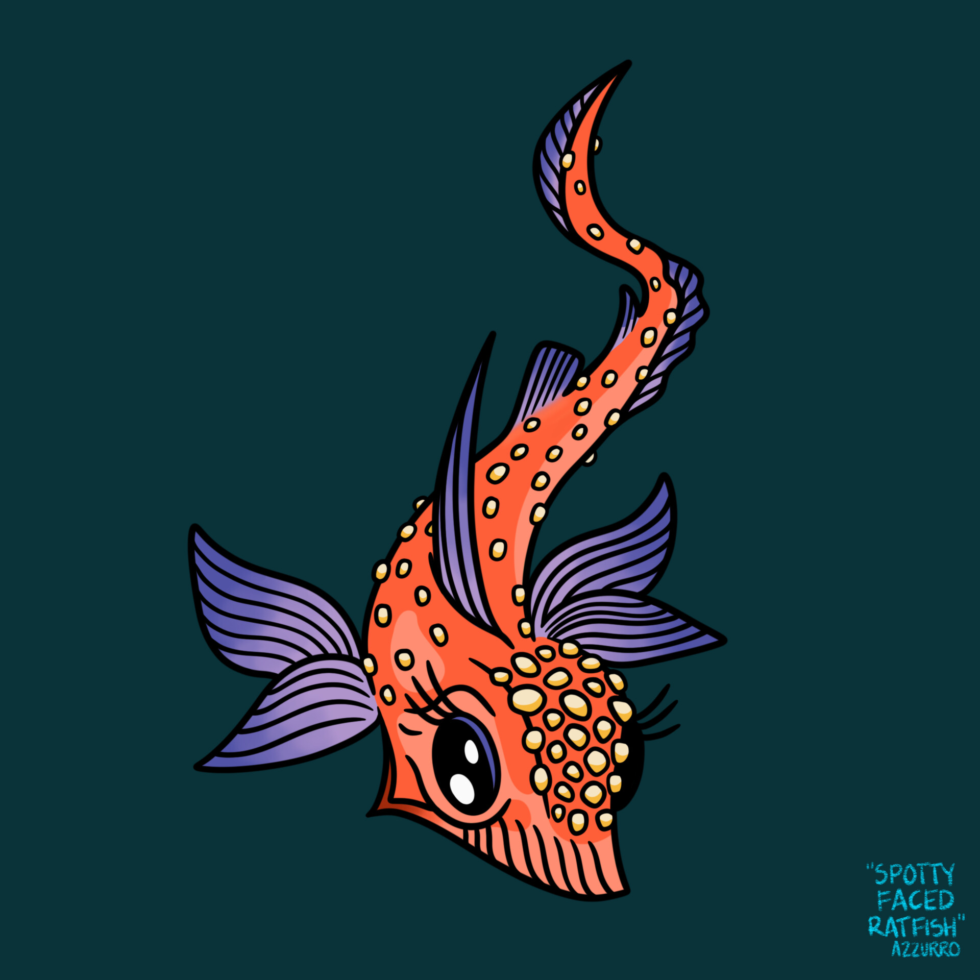ArtStation - Spotty Faced Ratfish