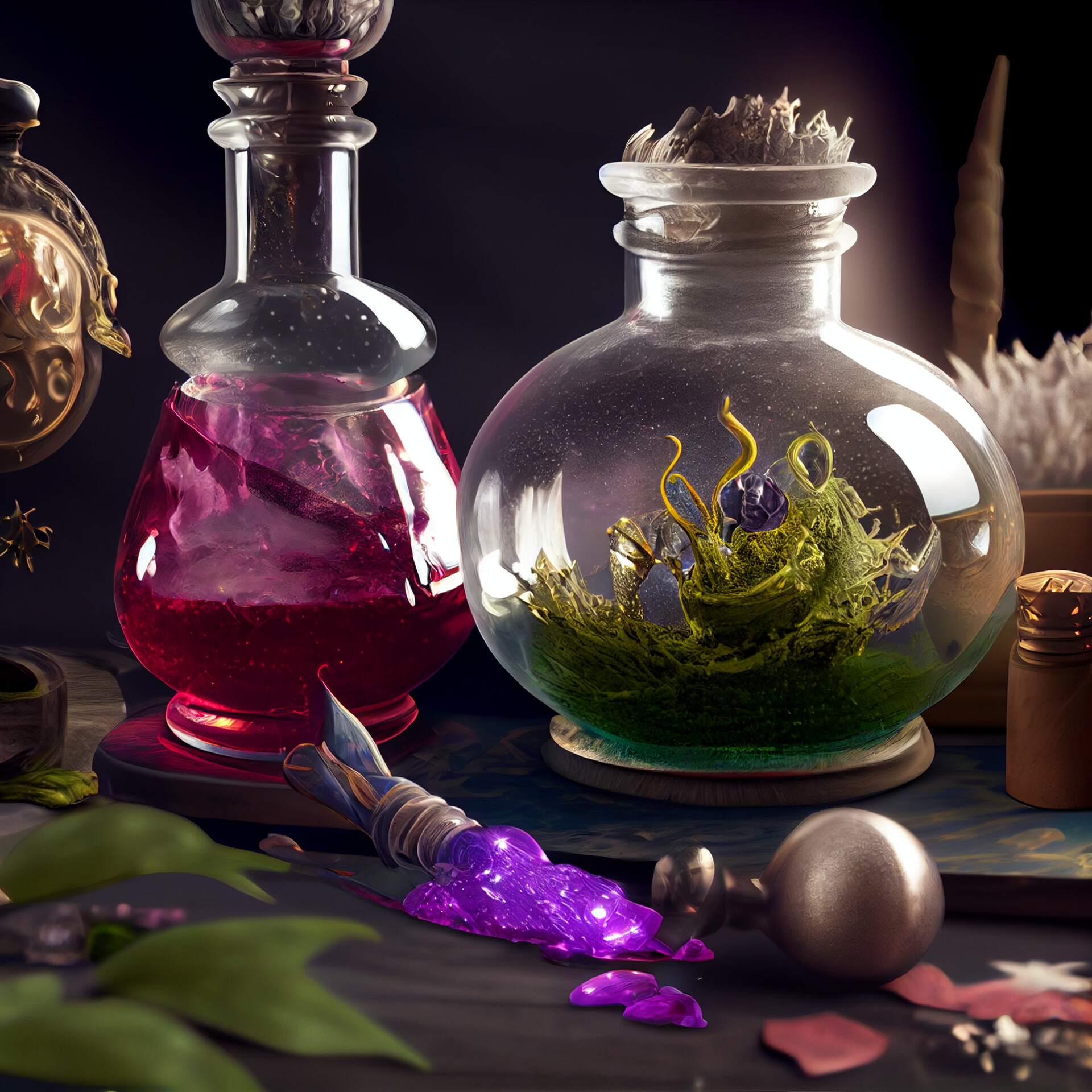 ArtStation - Underwater Breathable Potion