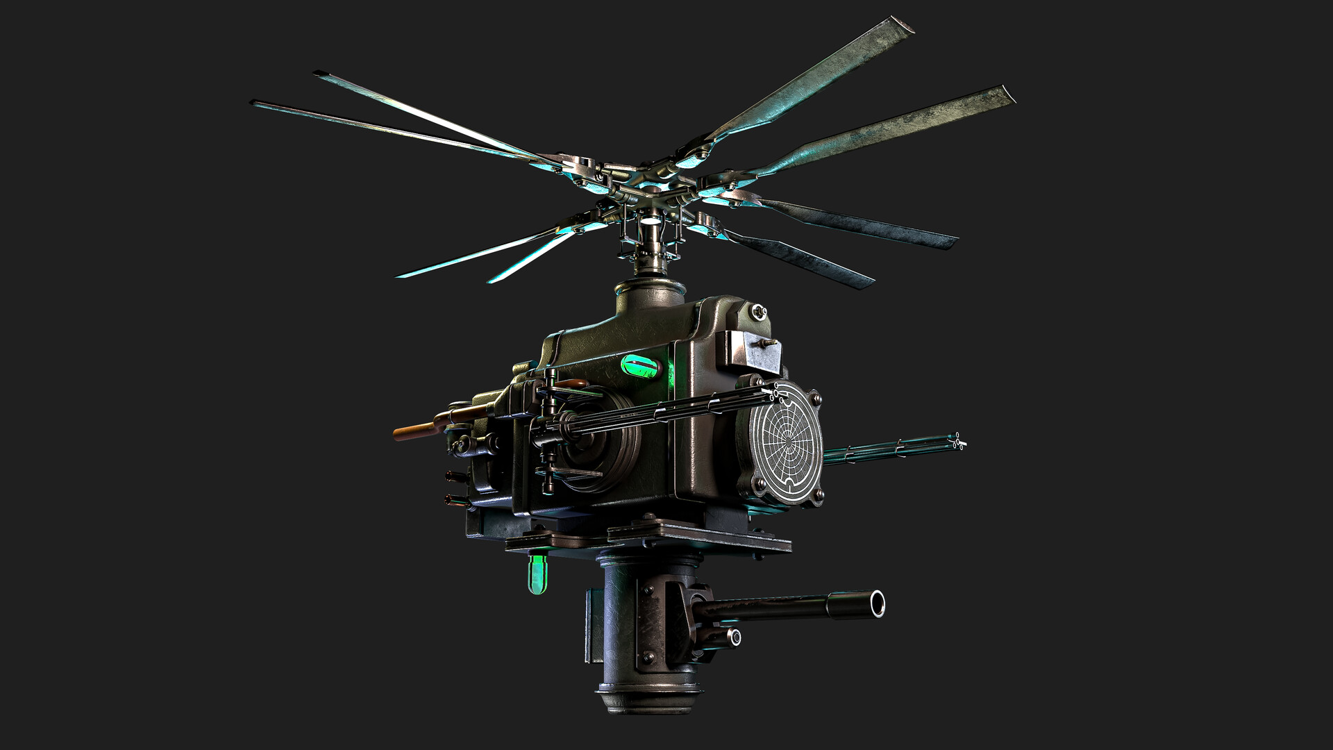 ArtStation - Hover-Guard Auto Turret