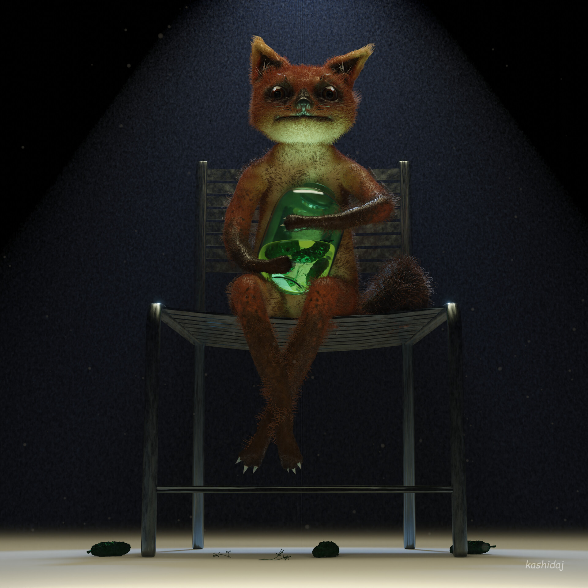 Stoned Fox Meme With Words
