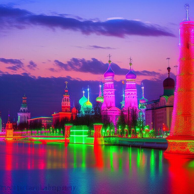 ArtStation - Futuristic city Moscow