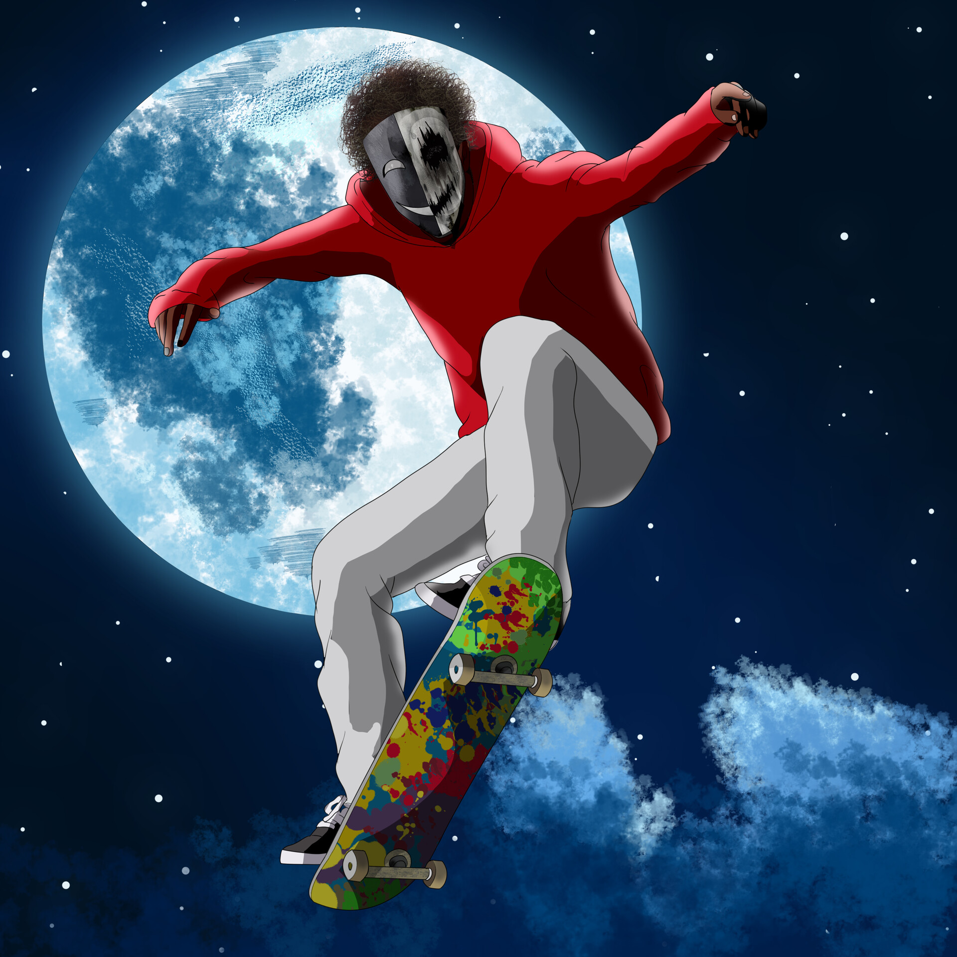 ArtStation - Ghost skater