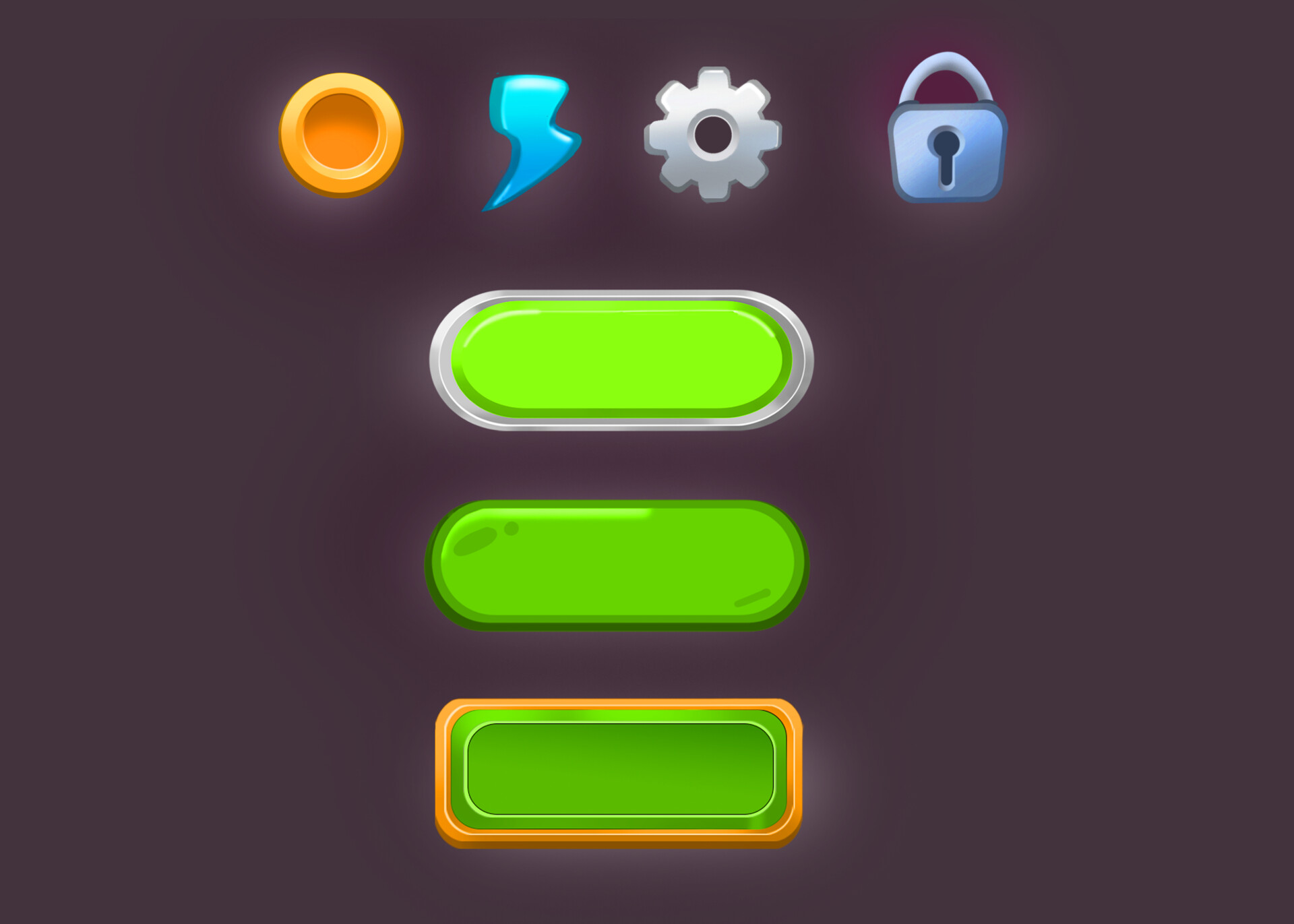 ArtStation - game UI/icons