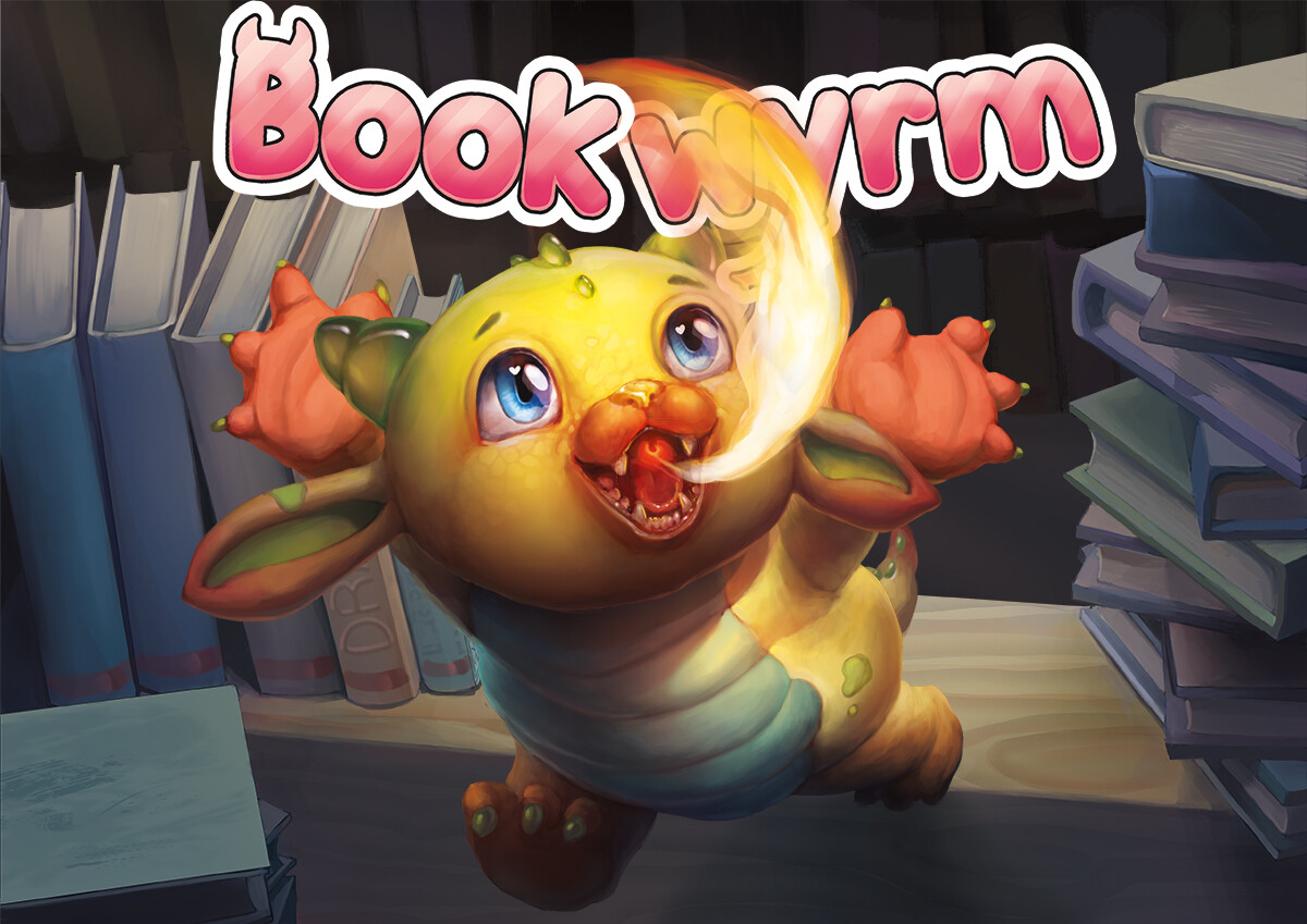 ArtStation - Bookwyrm Splashscreen