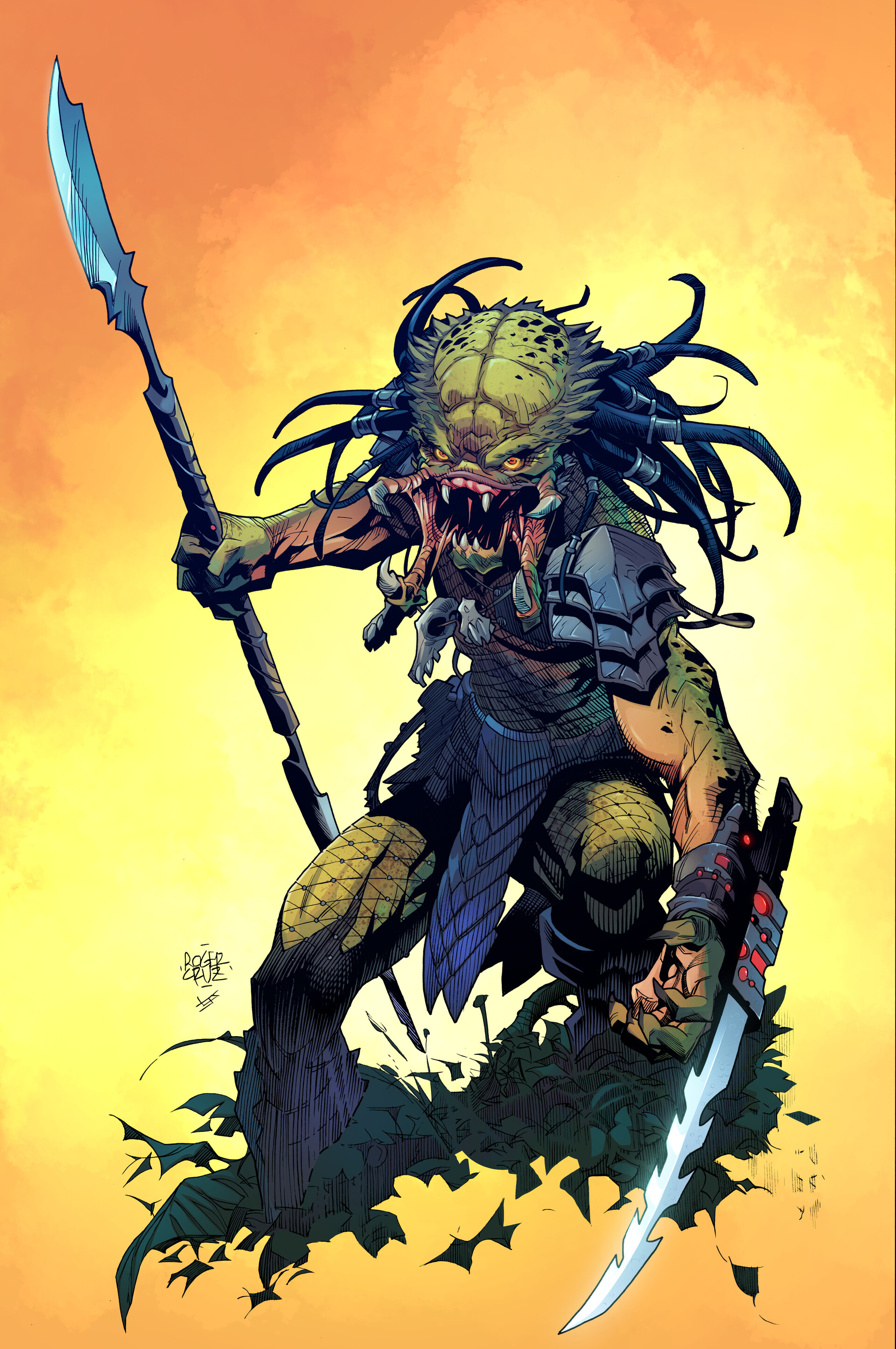 ArtStation - Predator cover fan colring