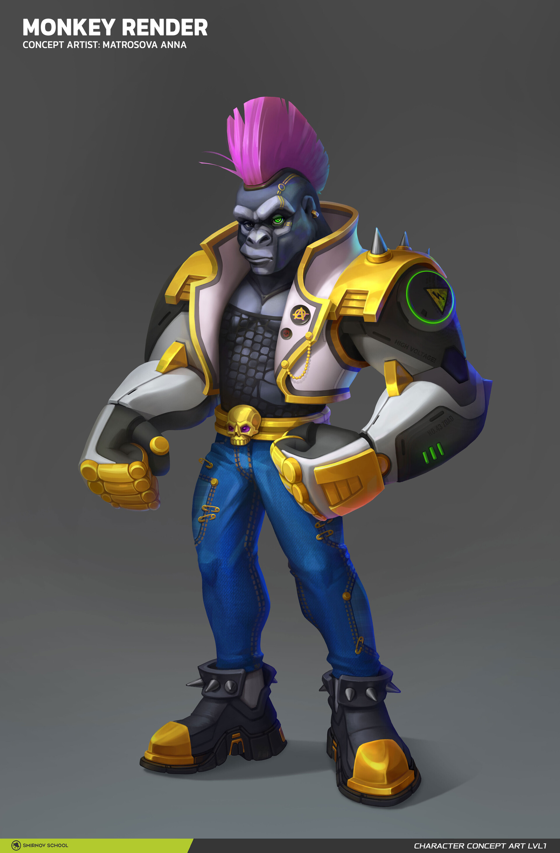 ArtStation - Monkey - Character Design