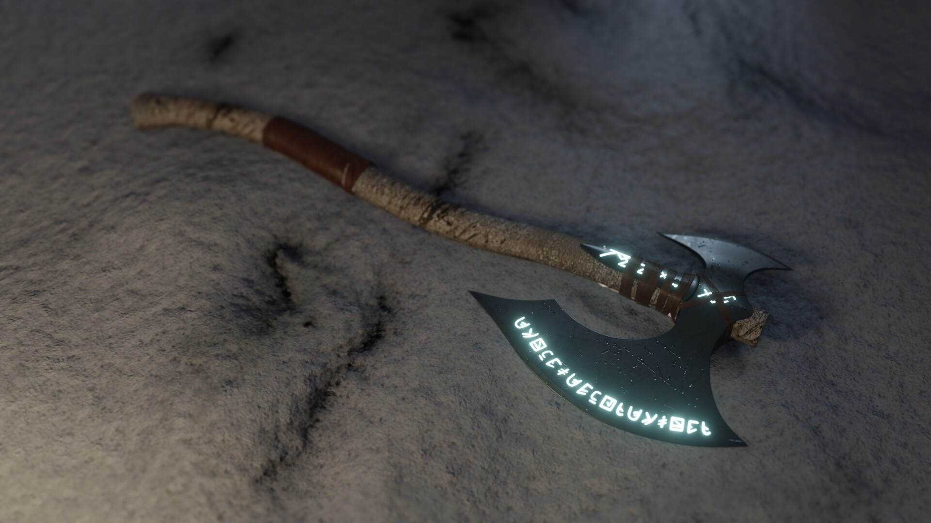 ArtStation - Rune Axe