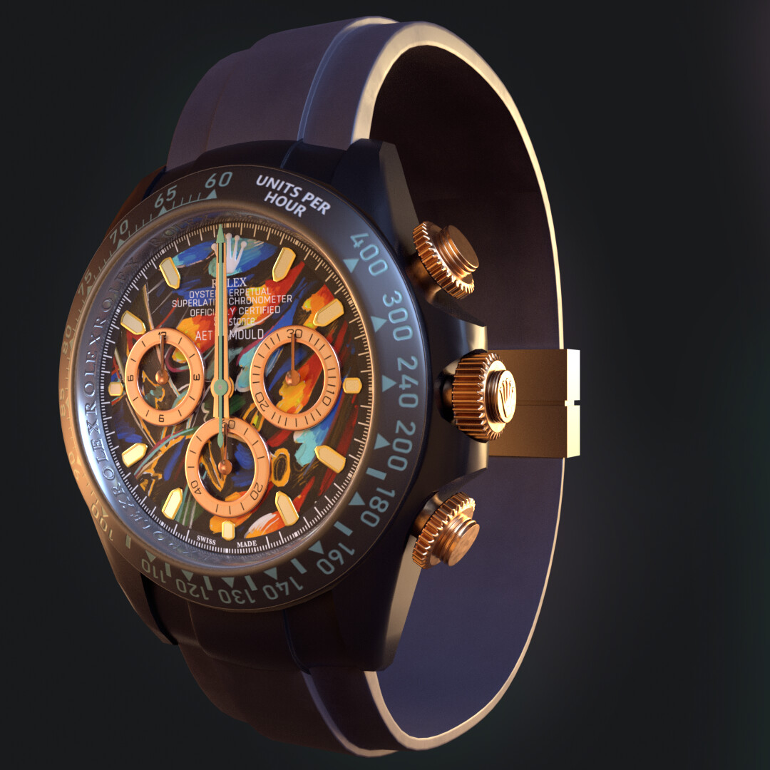 ArtStation - Rolex Watch practice