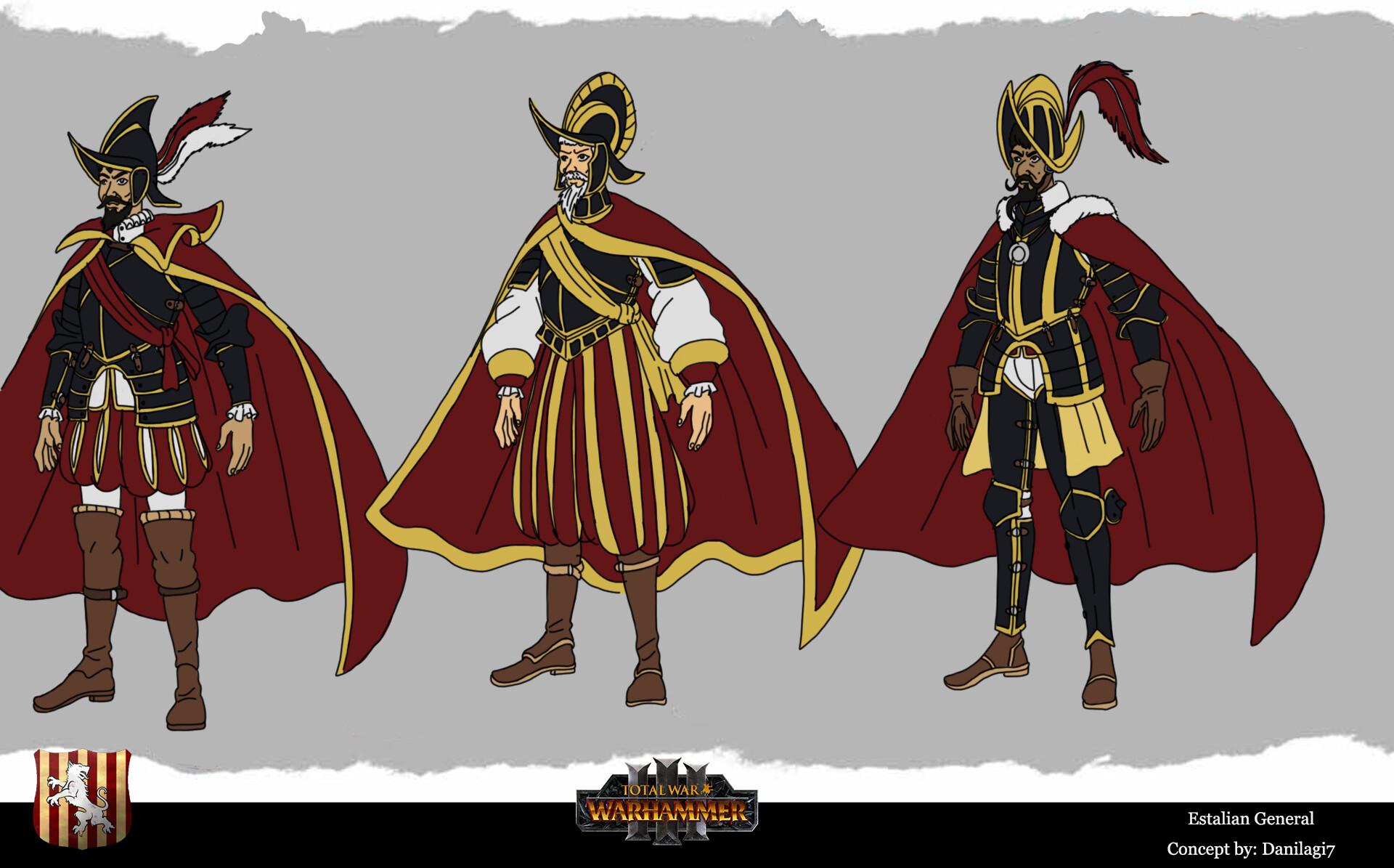 ArtStation - Warhammer Estalia concept art: (Lord) Estalian General