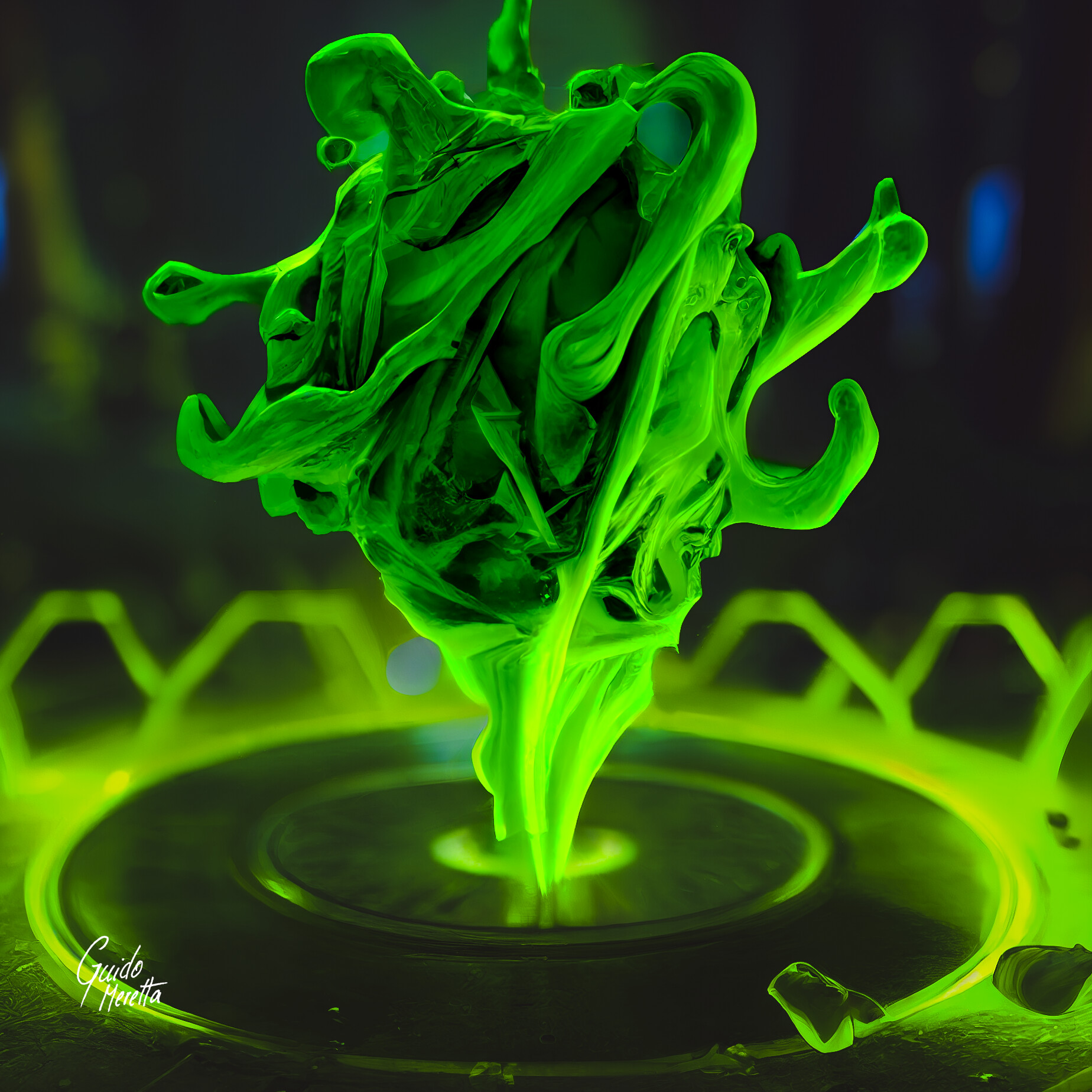 ArtStation - ACID GLOB SPELL (VFX CONCEPT ART)