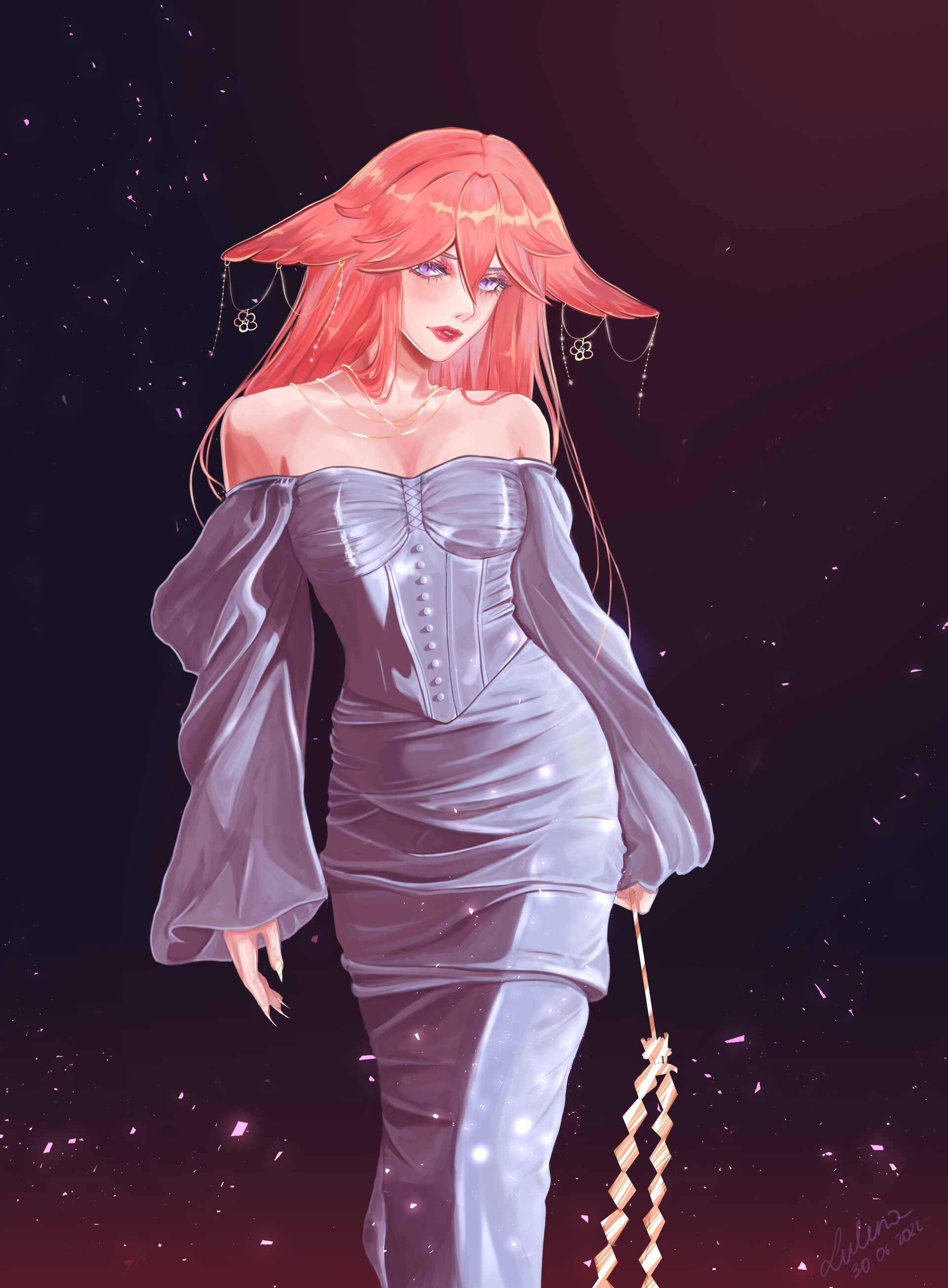 ArtStation - Yae Miko Genshin Fanart