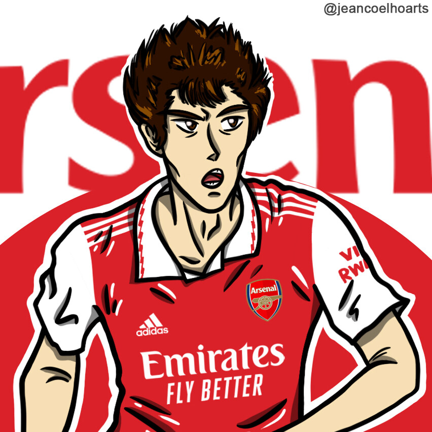 ArtStation - Takehiro Tomiyasu, Arsenal player in anime style