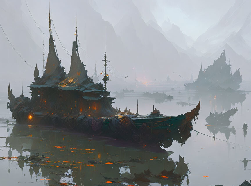 ArtStation - sci-fi fishing boat