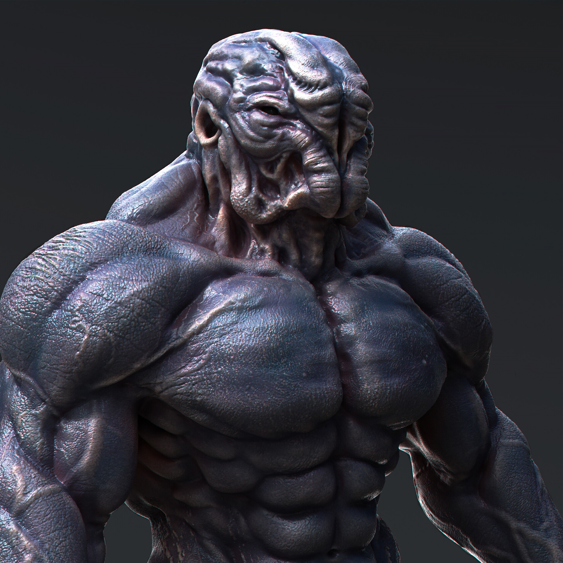 ArtStation - WIP - Muscle Alien