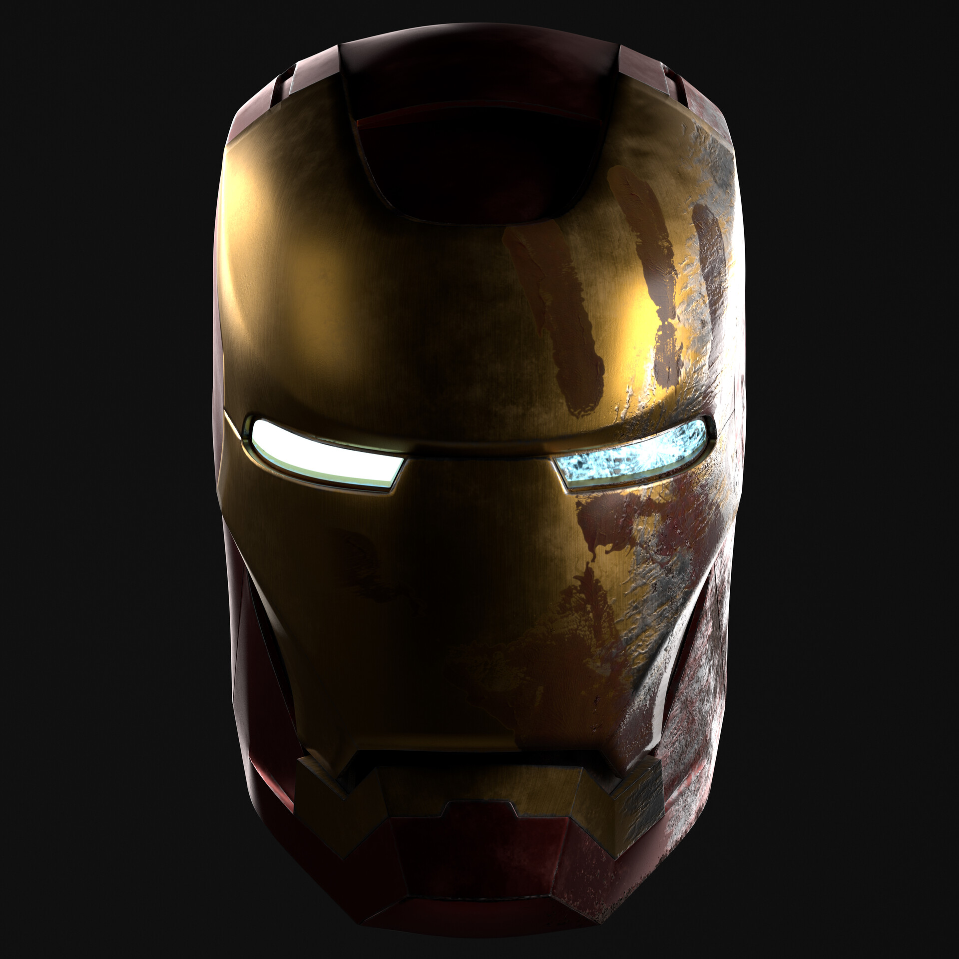 ArtStation - Iron Man Mark III Helmet