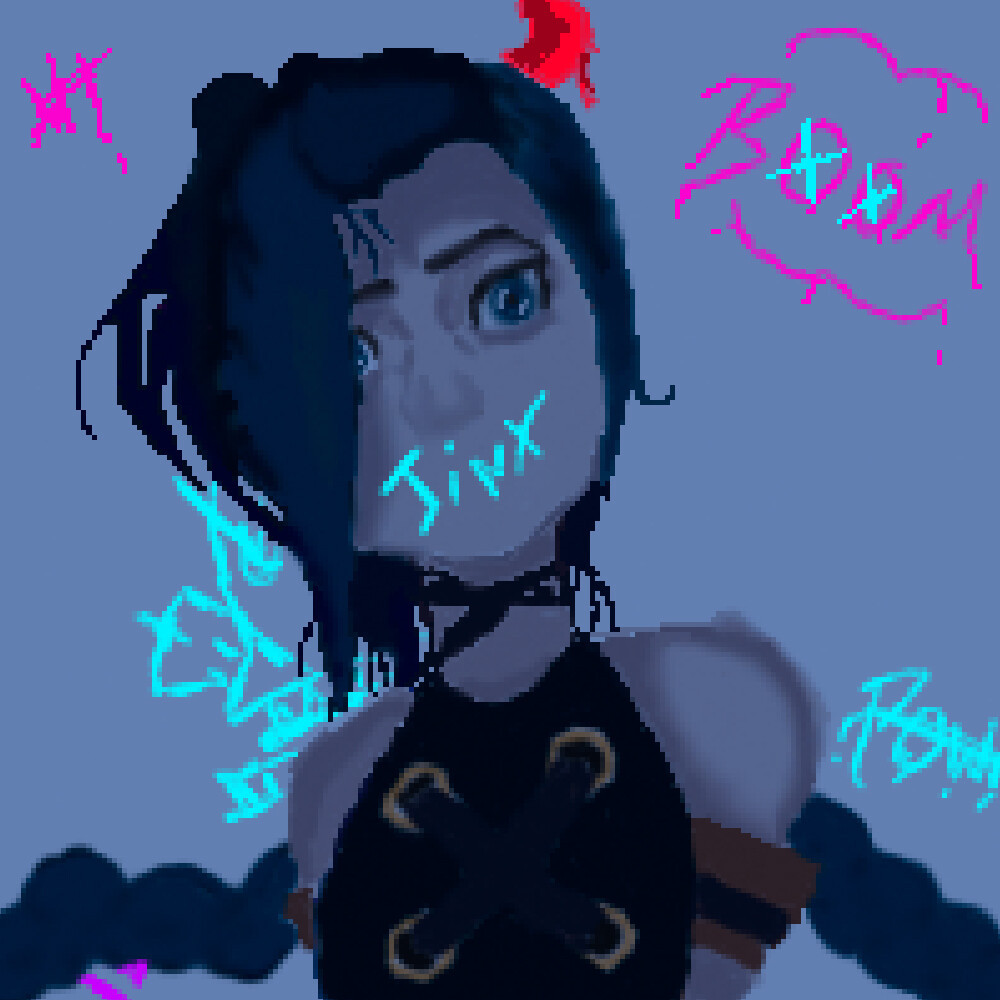 ArtStation - Pixel art jinx