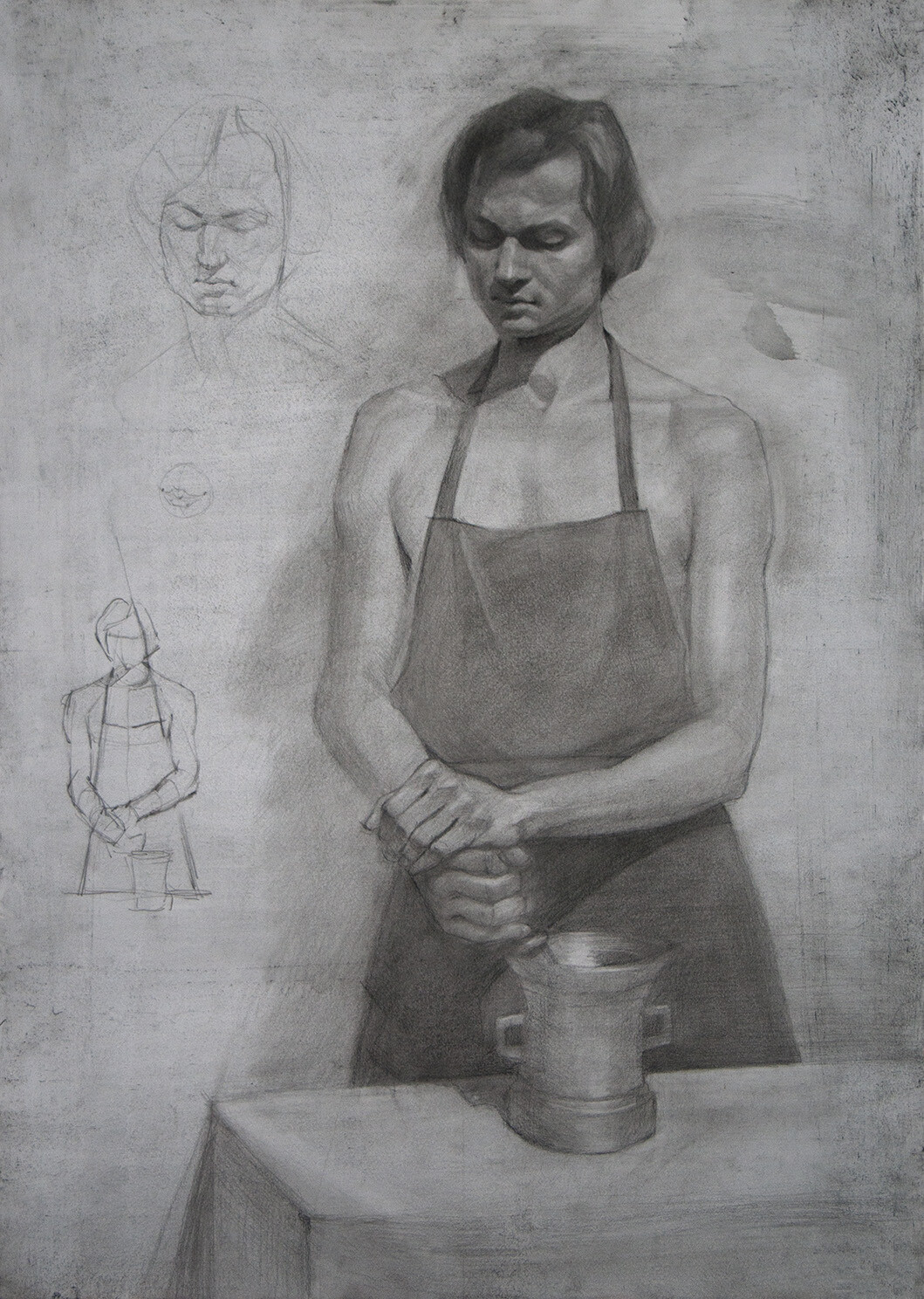 ArtStation - Portrait of a man with a pounder