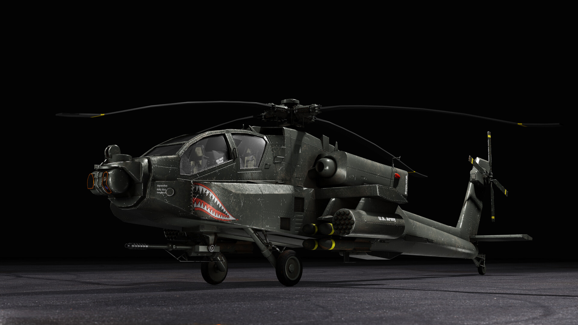 ArtStation - Apache AH-64 Longbow