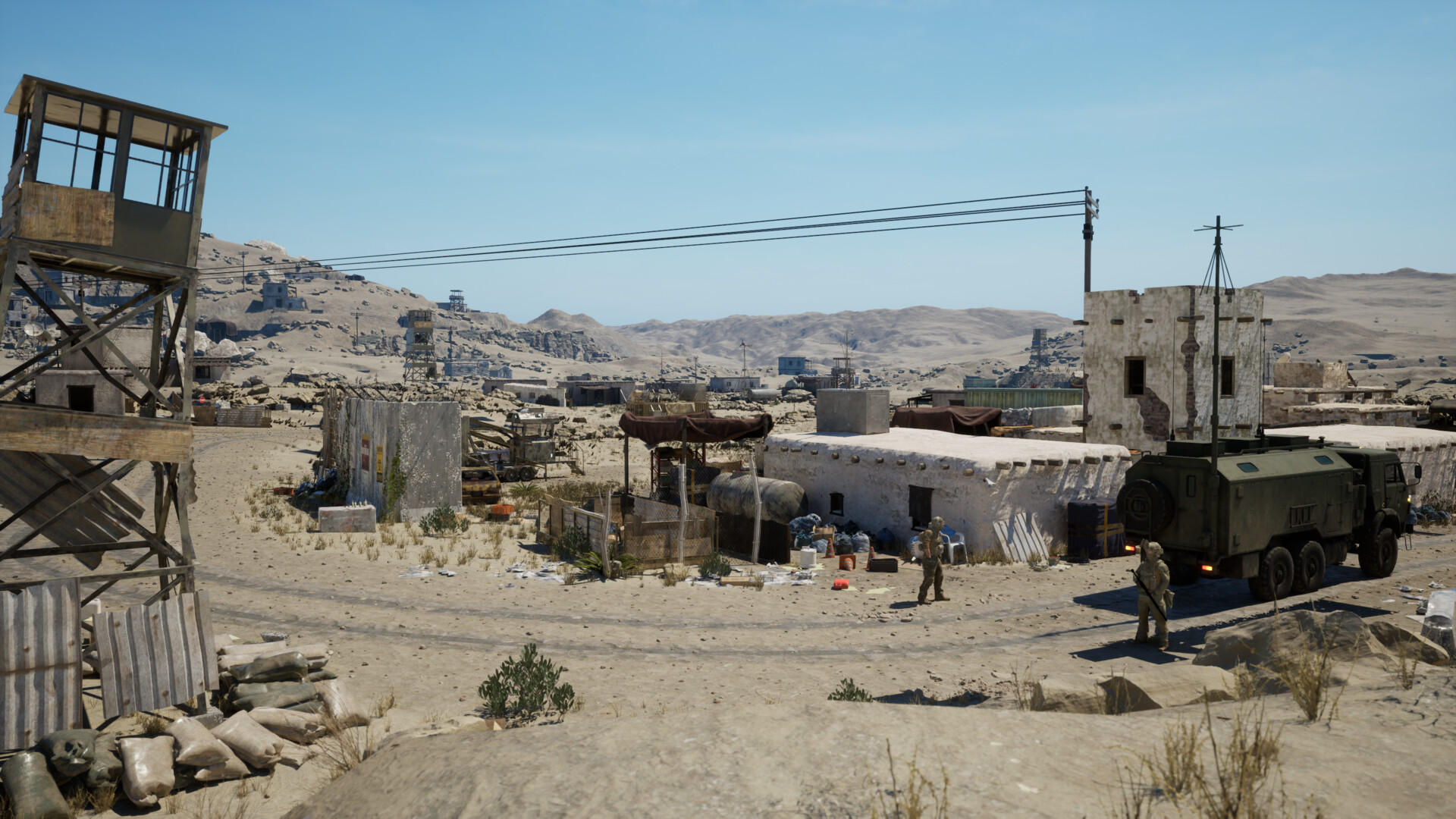 ArtStation - WIP Desert battlefield