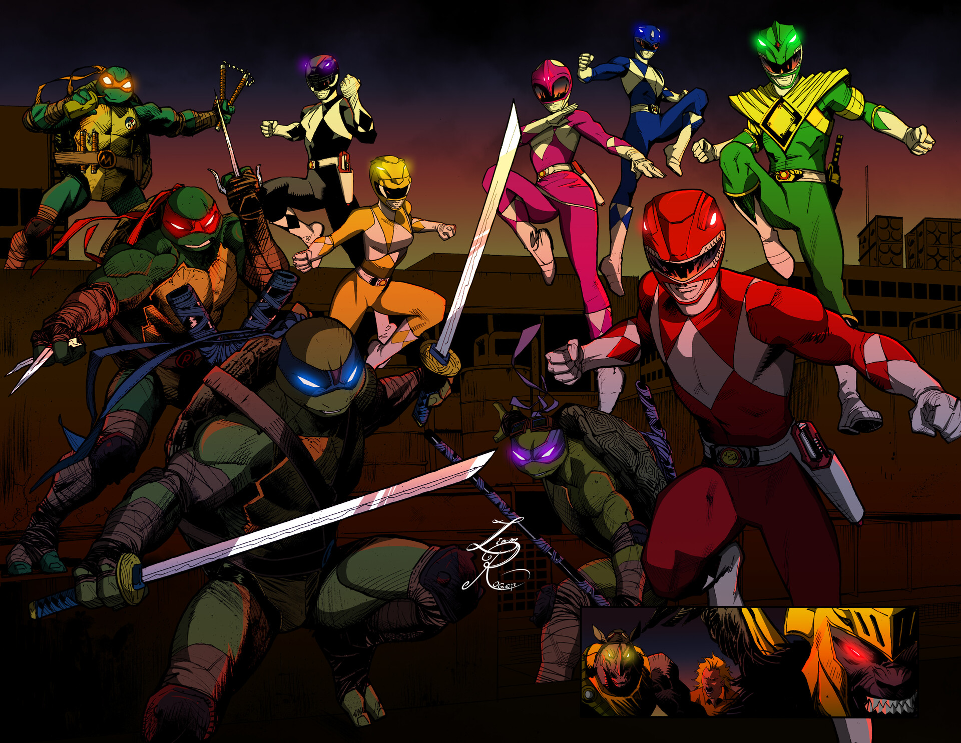 ArtStation - TNMT x MMPR