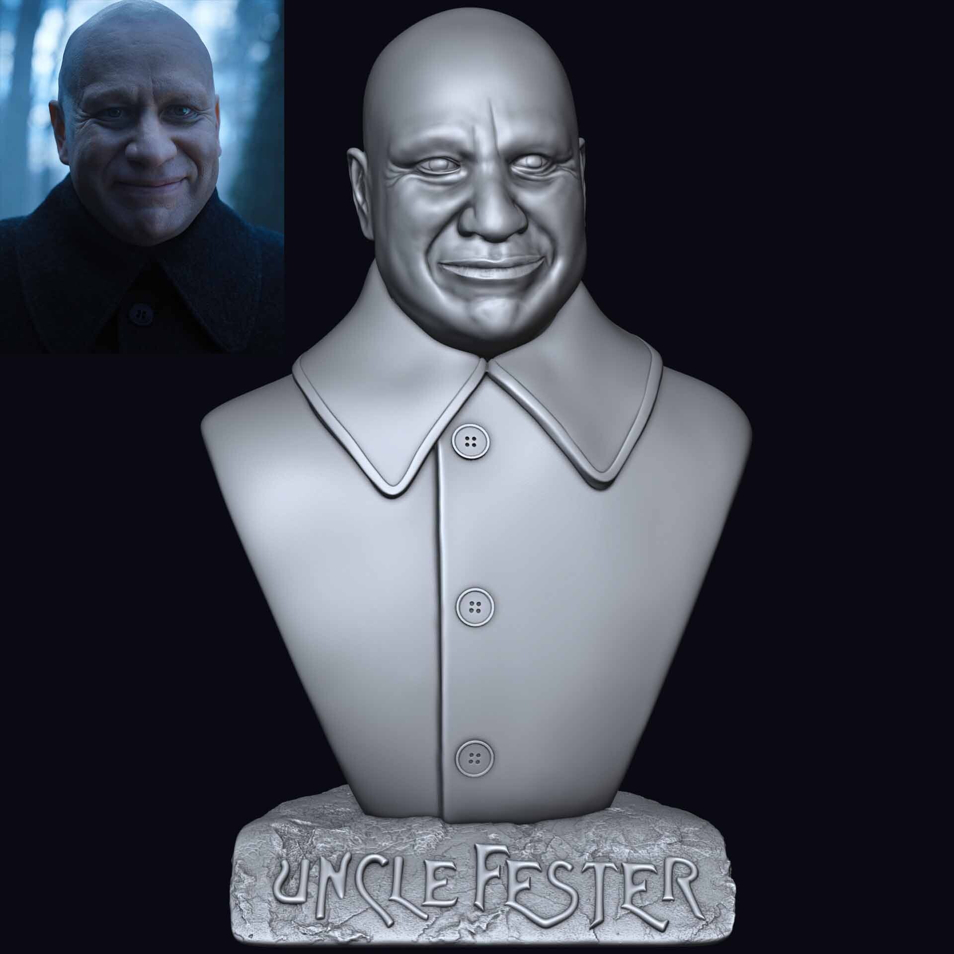 Uncle Fester And Wednesday Addams