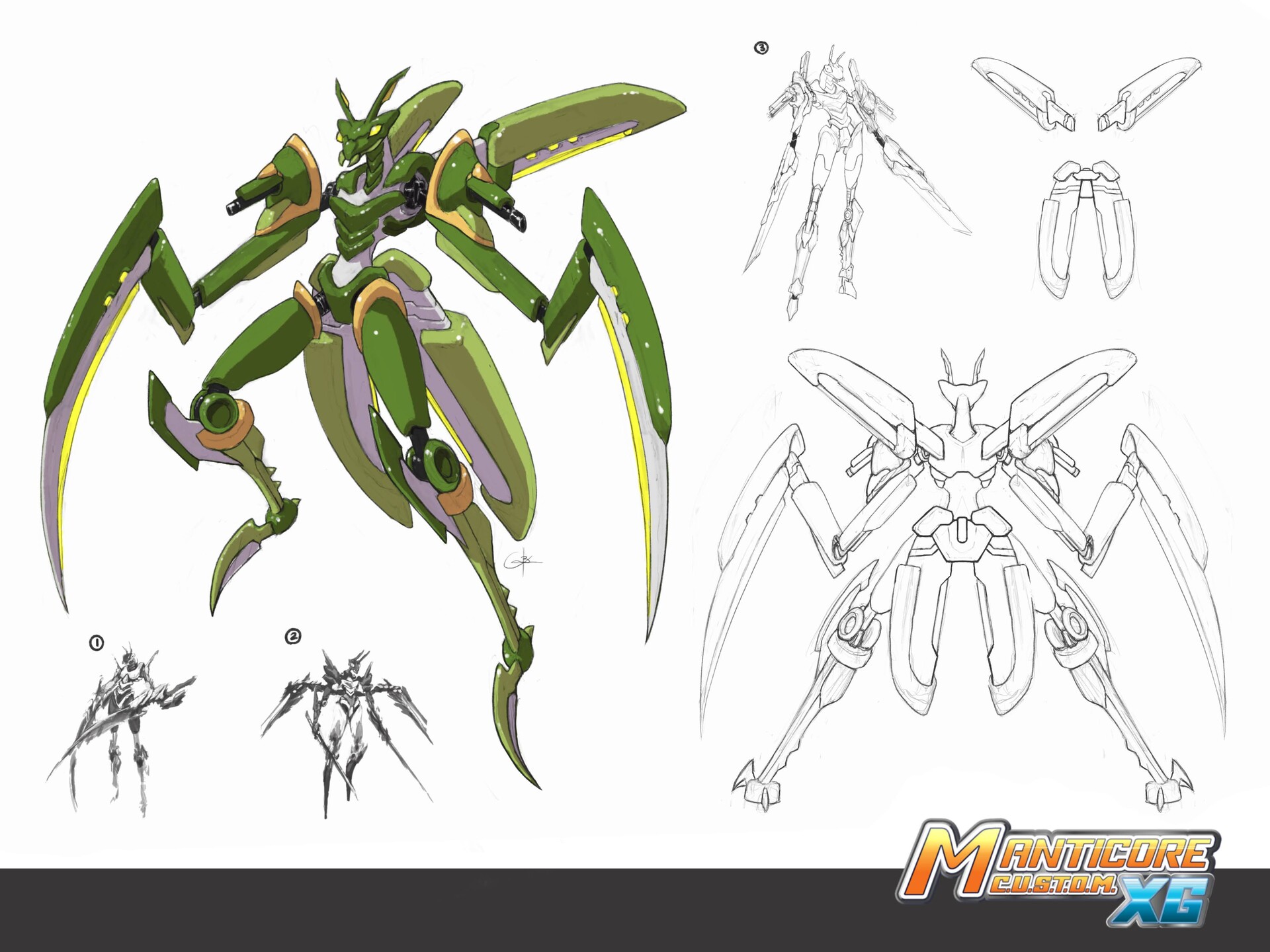 ArtStation - Boss Mantis Design