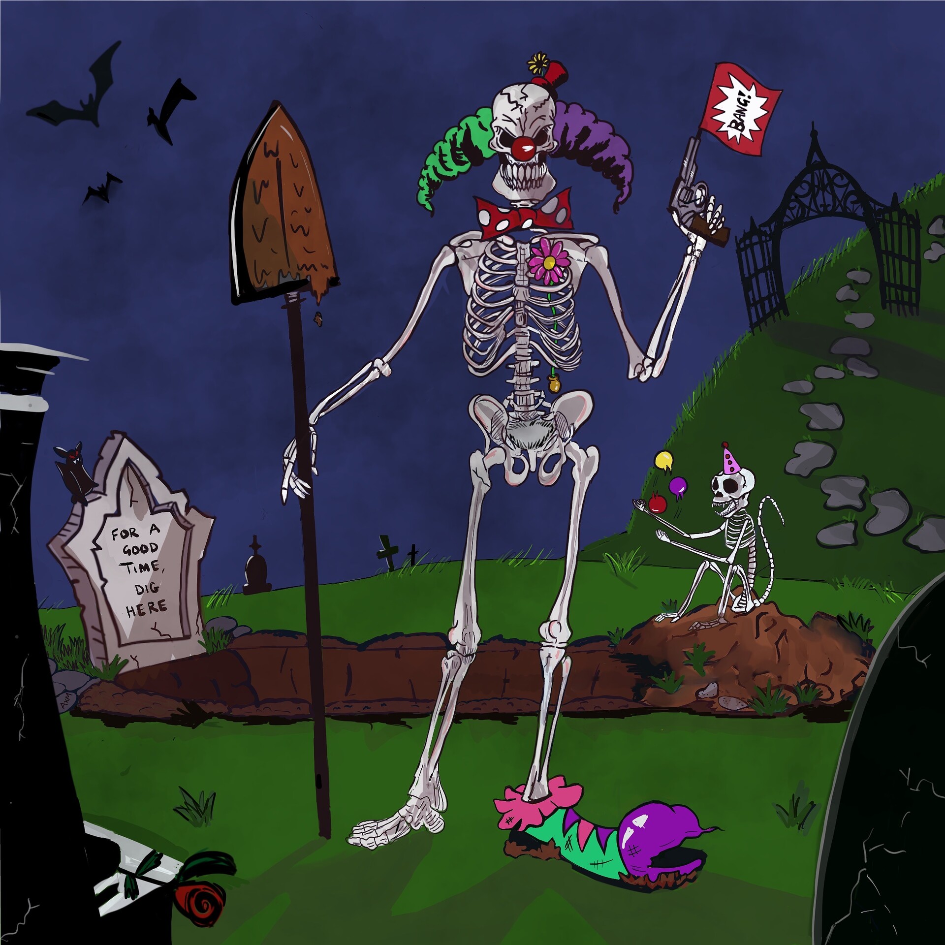ArtStation - Skele-Clown