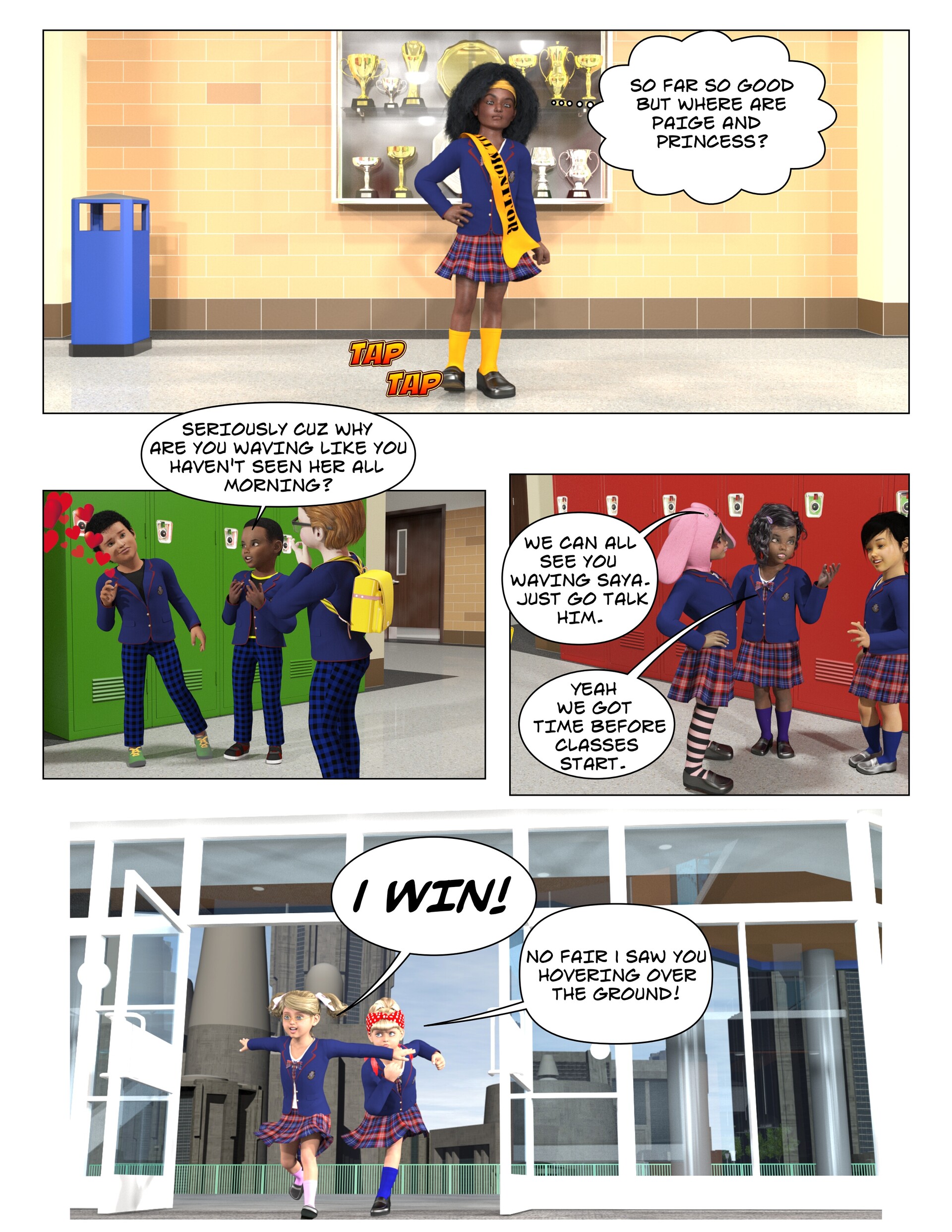 ArtStation - Super Prep School Pages 3 and 4