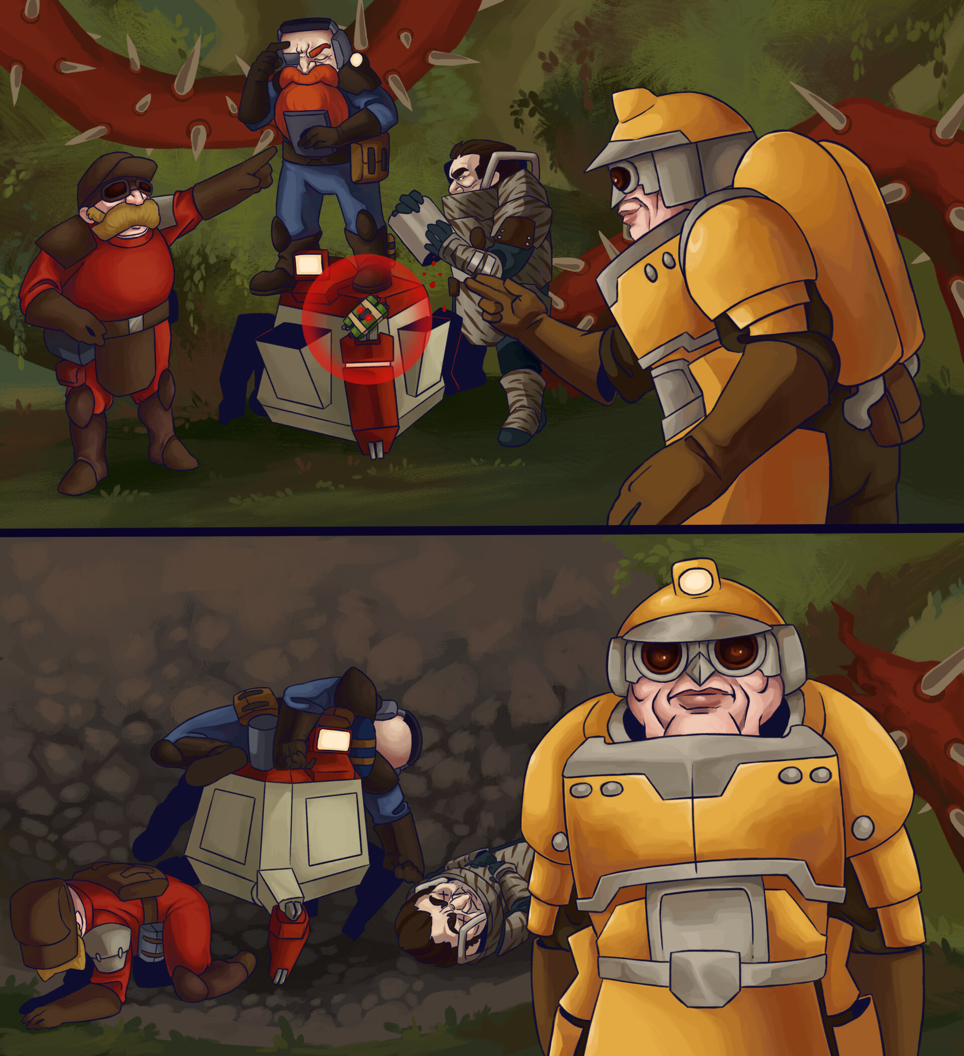 ArtStation - Average Deep Rock Galactic Squad