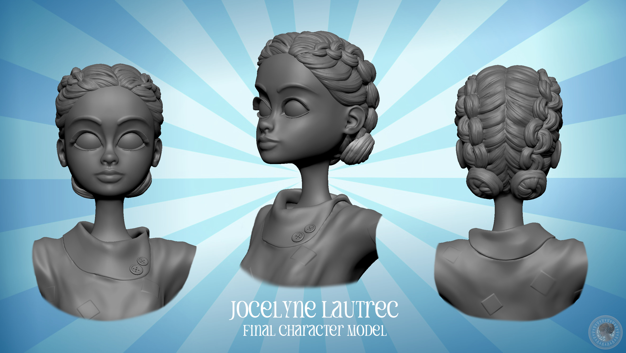 Ambre Rose Gutierrez - Final Character Model - Jocelyne Lautrec