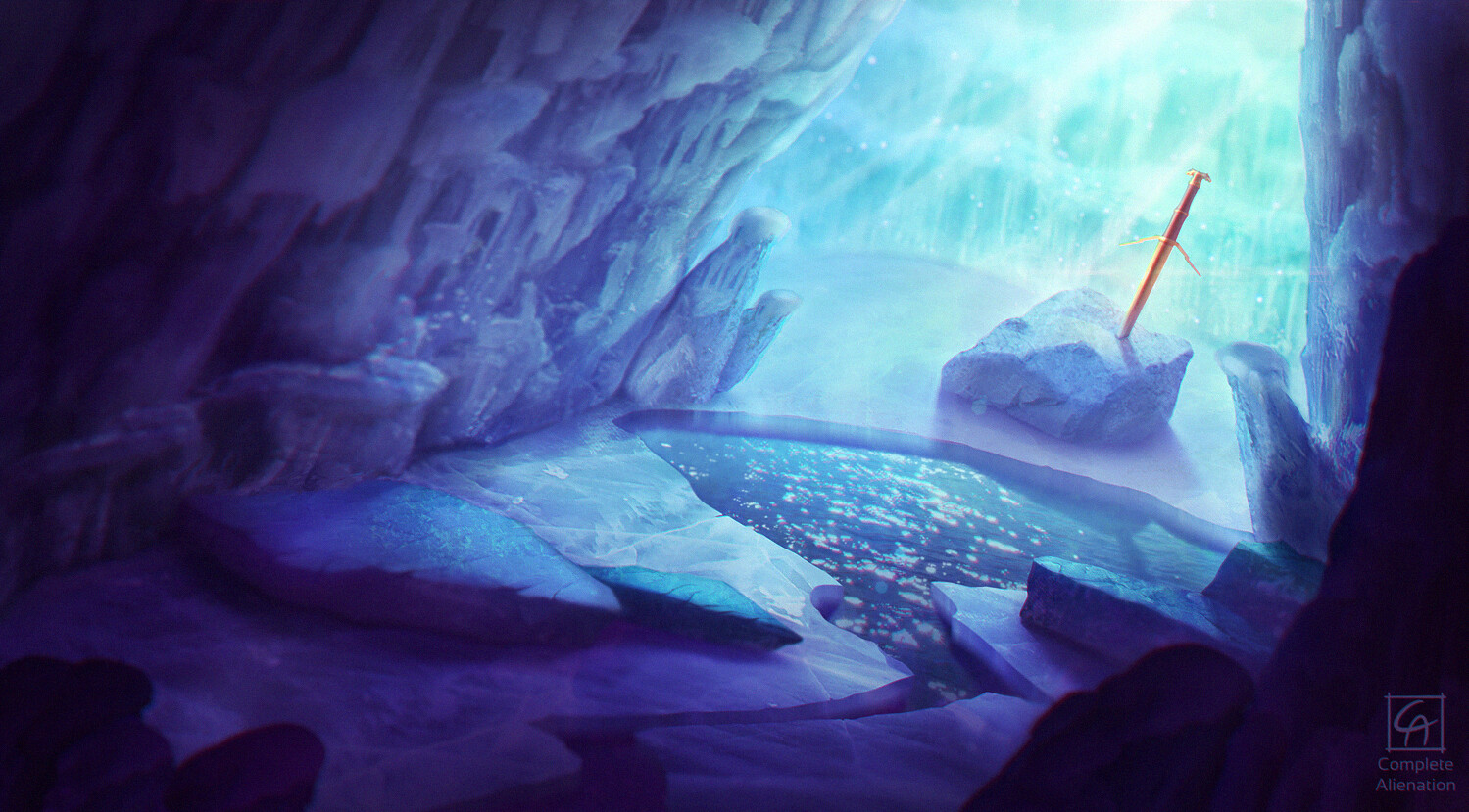 ArtStation - Ice cave