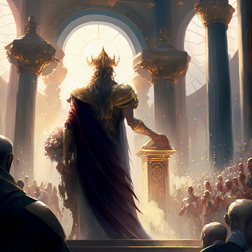ArtStation - Regal Majesty: A Portrait of a King for His People 3