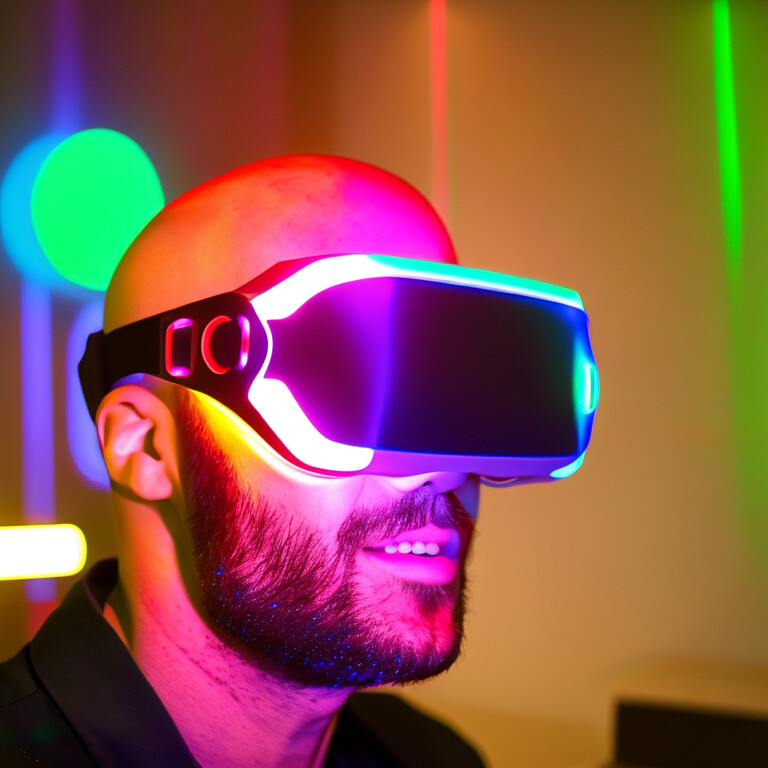 ArtStation - Futuristic VR glasses