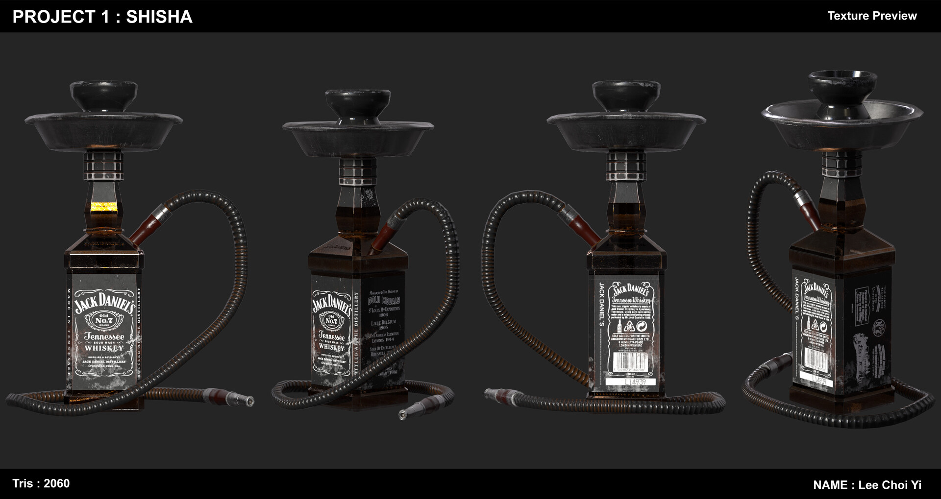 ArtStation - Shisha Bottle