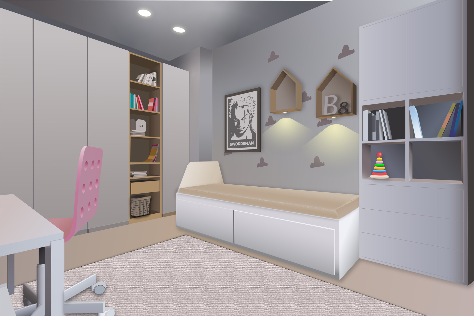 ArtStation - Vector Art Interior