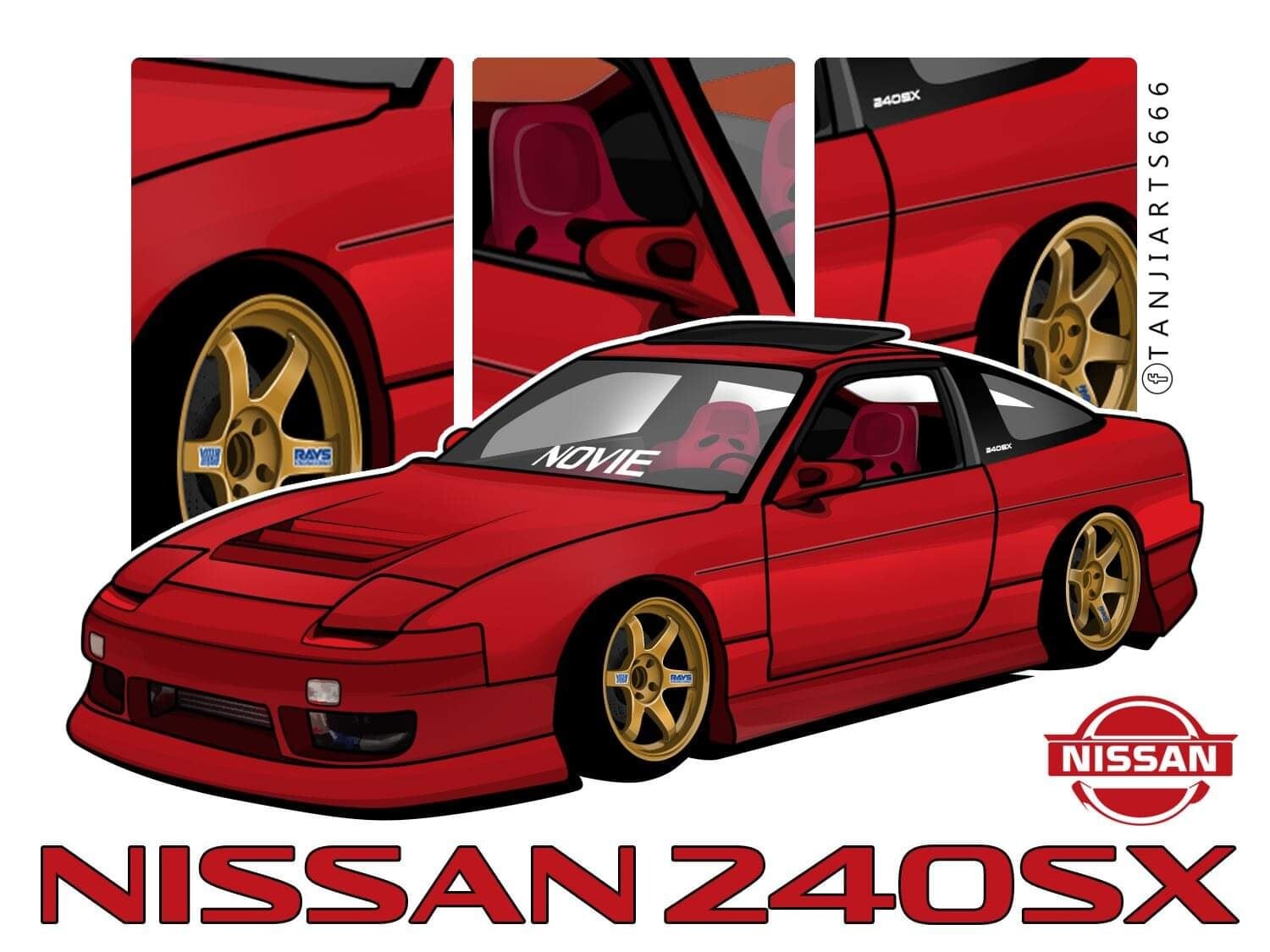 ArtStation - Nissan 240sx